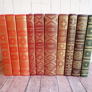 Vintage International Collectors Library Book Set of 10 Bookshelf ...