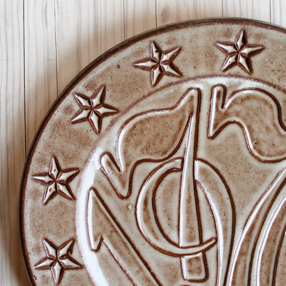 Vintage Deneen Pottery USA Bicentennial Wall Plate 1976 Stoneware Wall ...