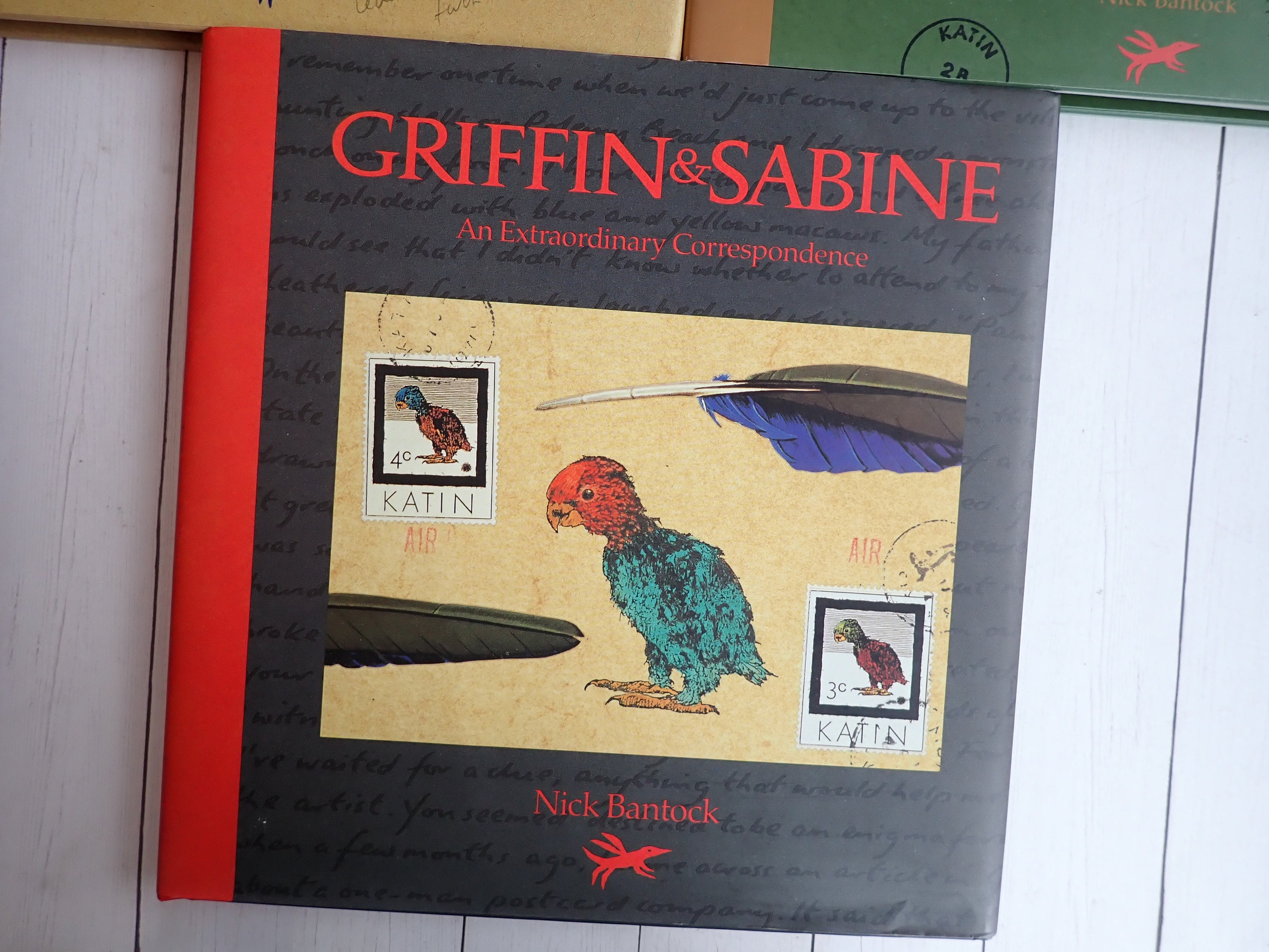Vintage Nick Bantock Book Set of 3 Griffin and Sabine Trilogy Sabines ...