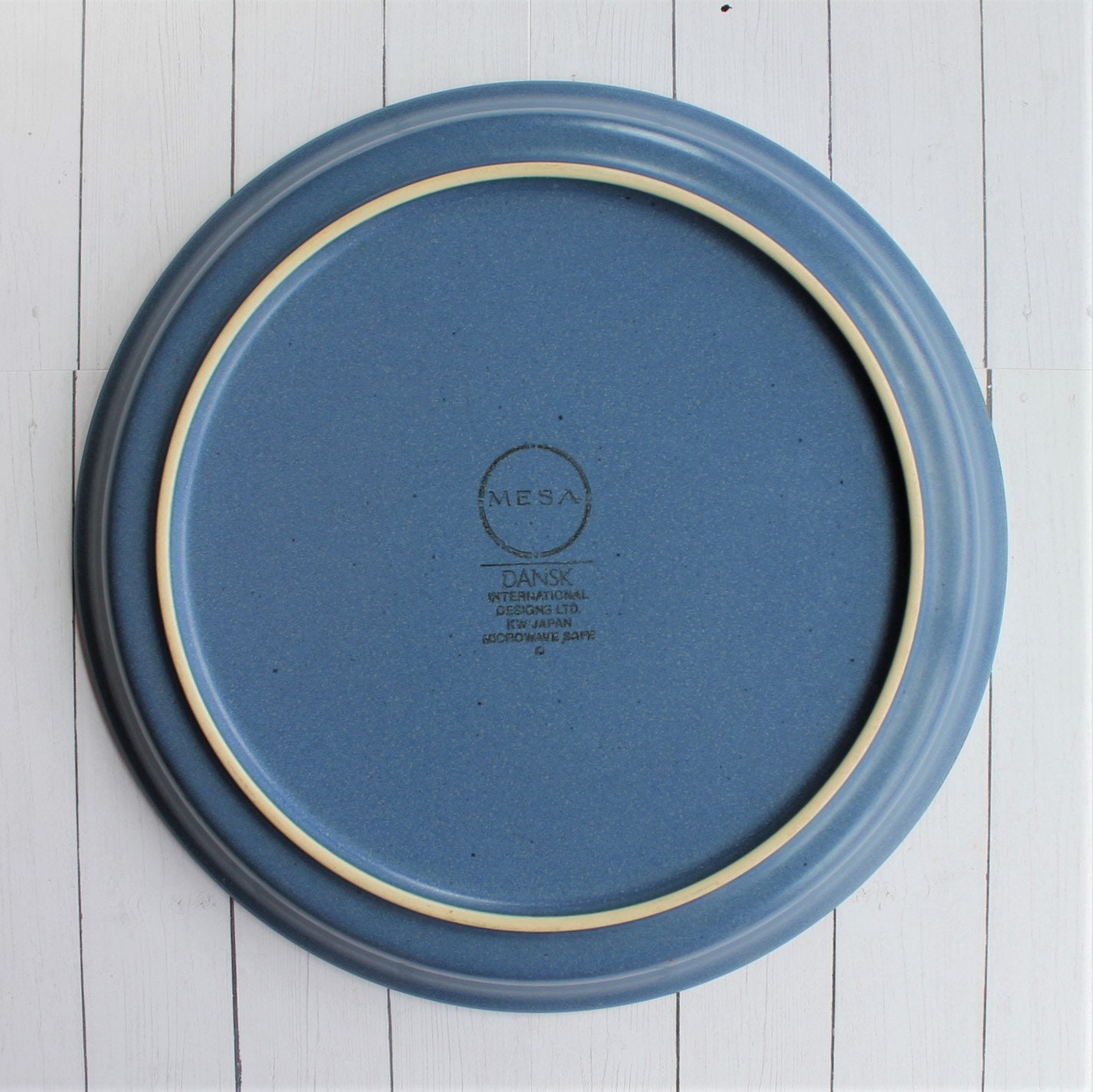 Vintage Dansk MESA SKY BLUE Dinner Plate Single Southwestern Design ...