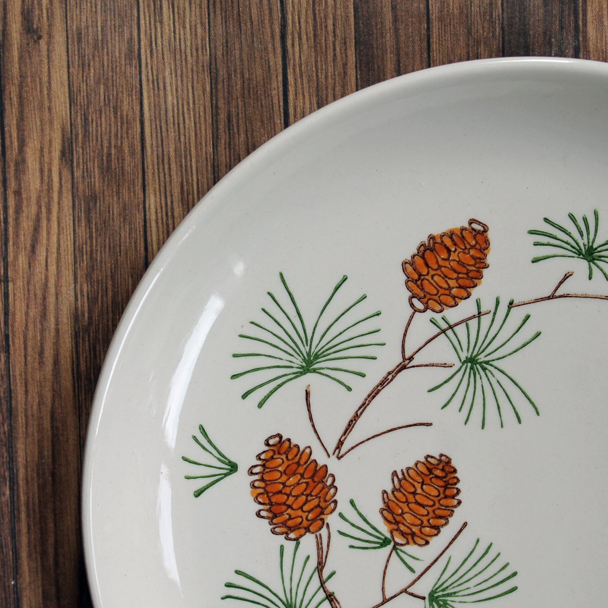 Vintage Marcrest Stetson PINE Bread and Butter Plate Set of 4 Winter ...