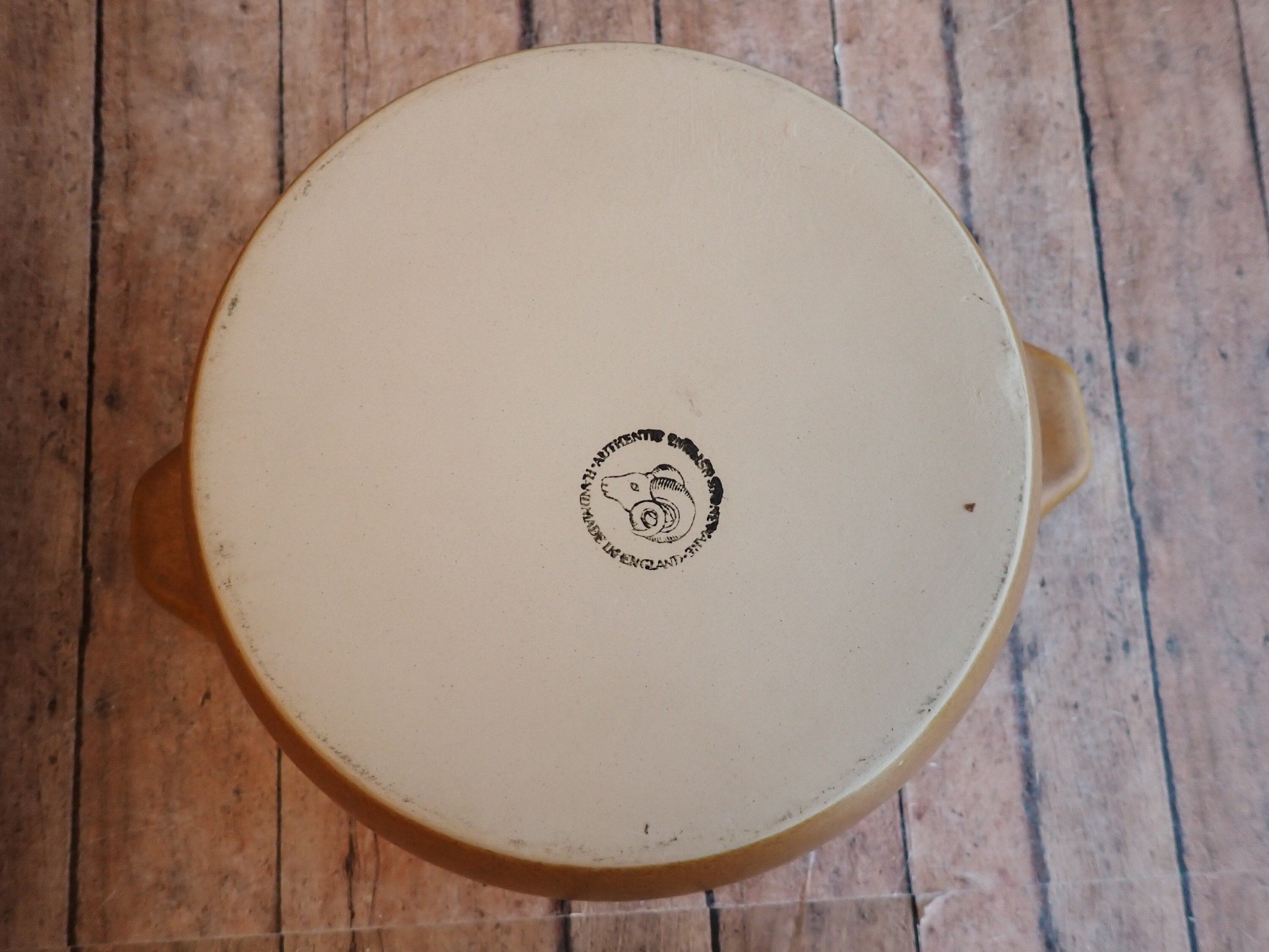 Vintage Denby ENGLISH BROWN 2 Qt Round Covered Casserole with Lid ...