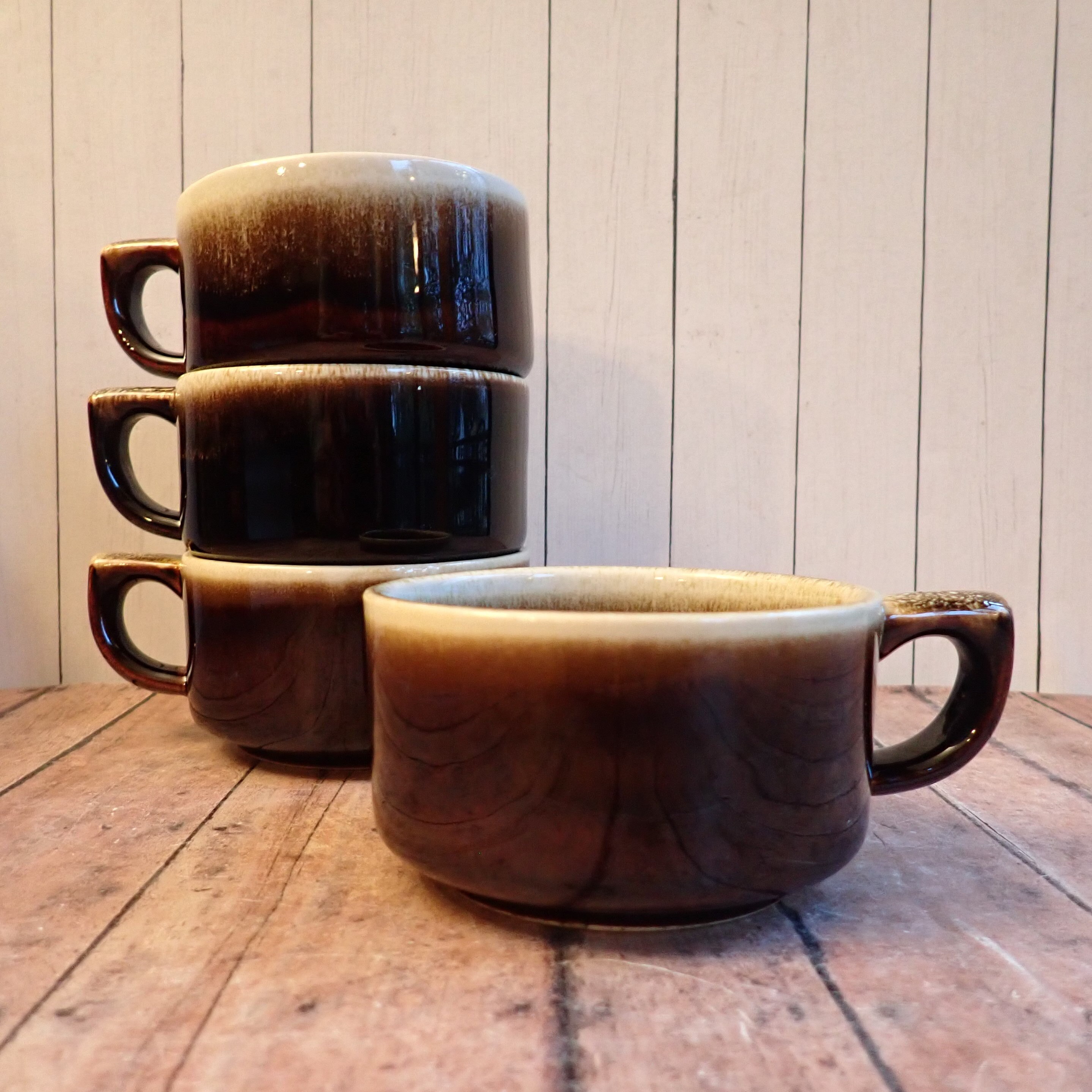 Vintage Pfaltzgraff GOURMET BROWN Mug Coffee Cup Set of 4 Closed Handle ... Vintage Pfaltzgraff GOURMET BROWN Mug Coffee Cup Set of 4 Closed Handle ...