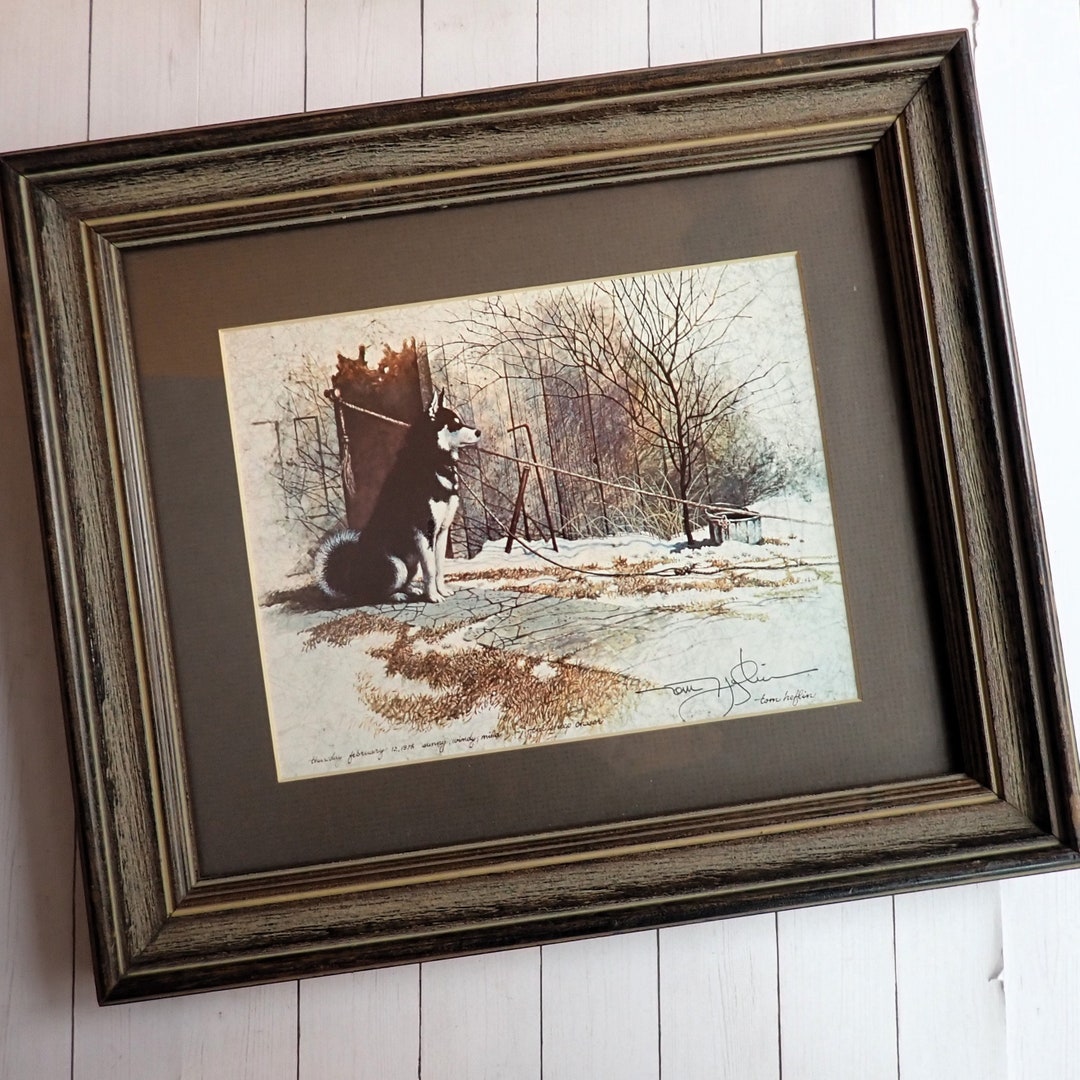 Vintage Tom Heflin Fine Art Print the Sheep Chaser Framed Print the ...