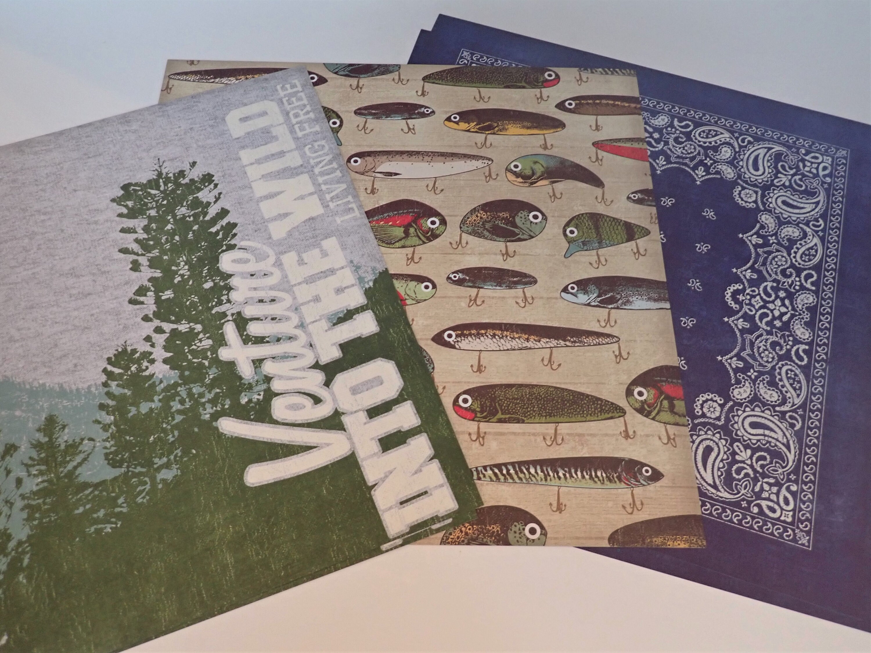 The Great Outdoors 12x12 Scrapbook Paper Pack 24 Sheets 12 Patterns ...