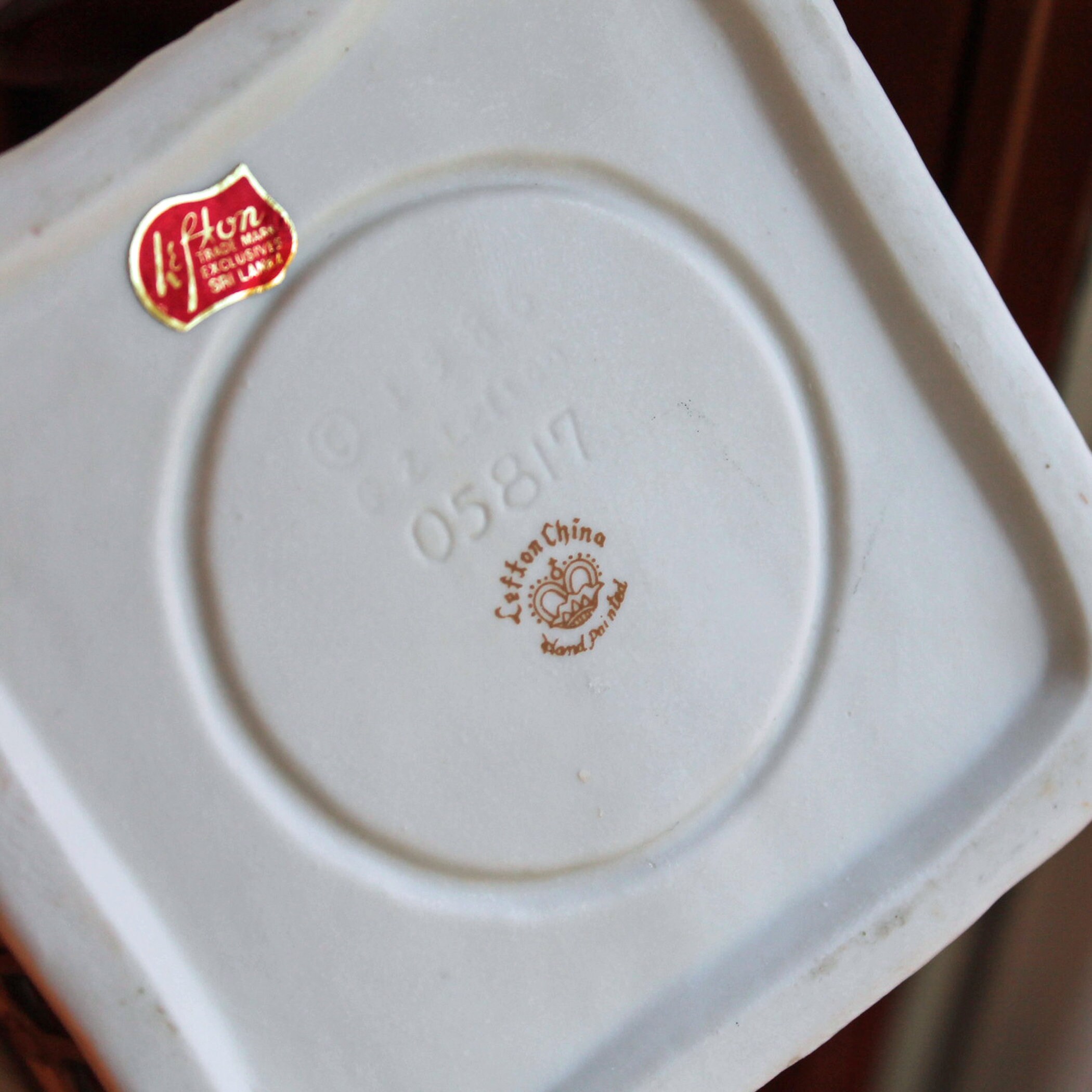 Vintage LEFTON Colonial Village Christmas Ritter House with Red Roof ...