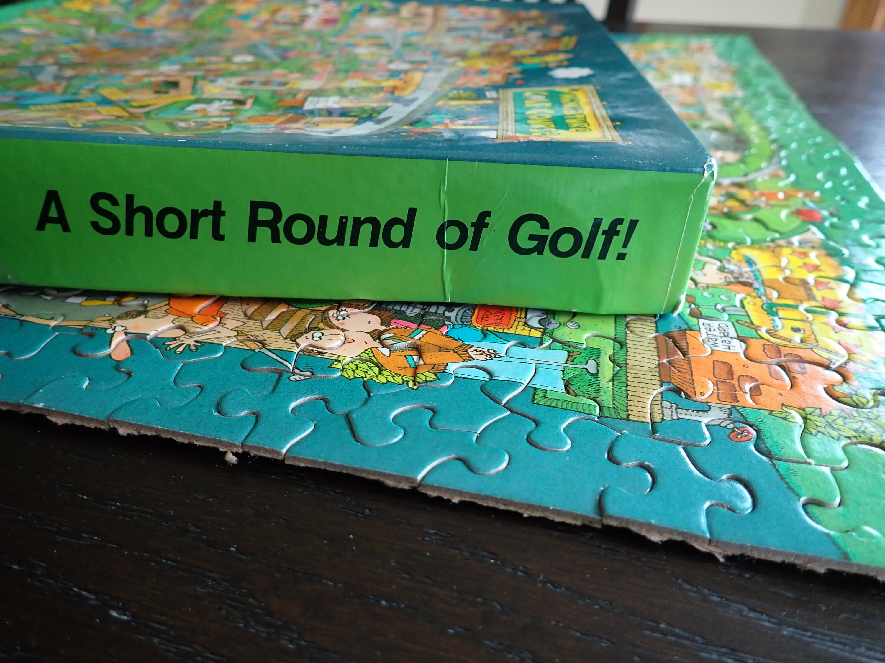 Vintage Springbok Hallmark A Short Round of Golf 500 Piece Jigsaw ...