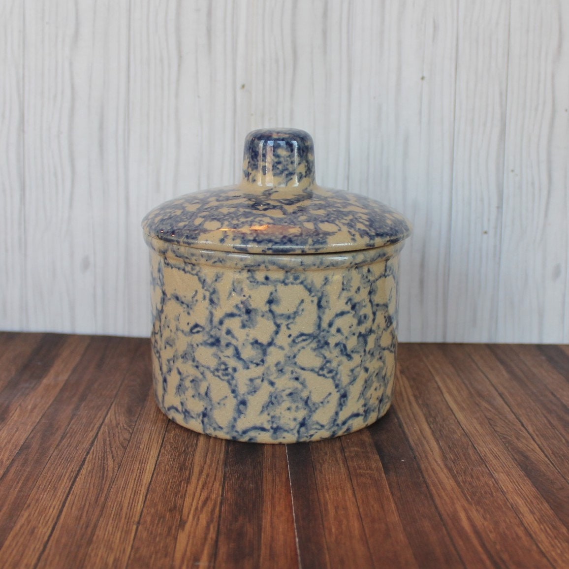 Vintage Robinson Ransbottom Pottery Co RRPCO Stoneware 1 Pint Crock ...