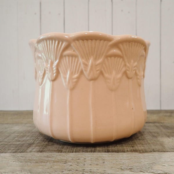 Pink Ceramic Planter - Etsy