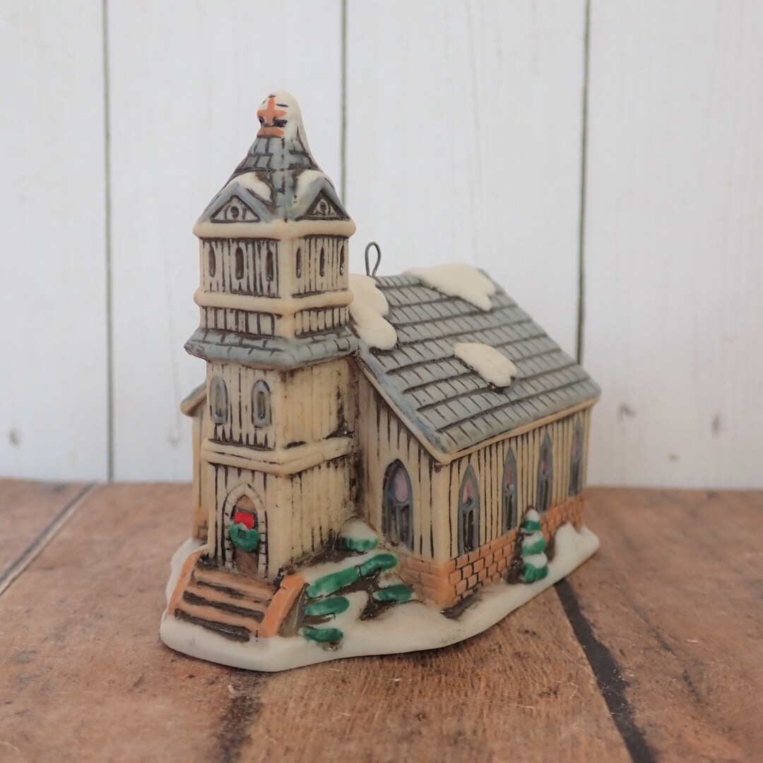 Vintage Lefton Colonial Village Christmas Ornament First - Etsy