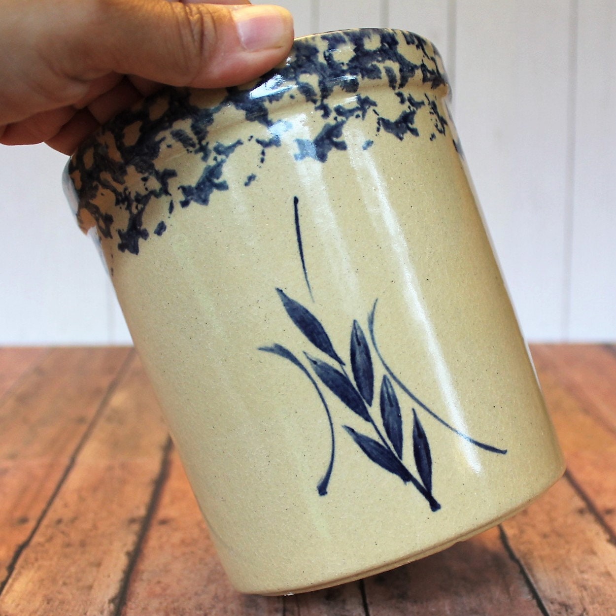 Vintage Robinson Ransbottom Pottery PPRCO Stoneware Crock 1 Quart High ...