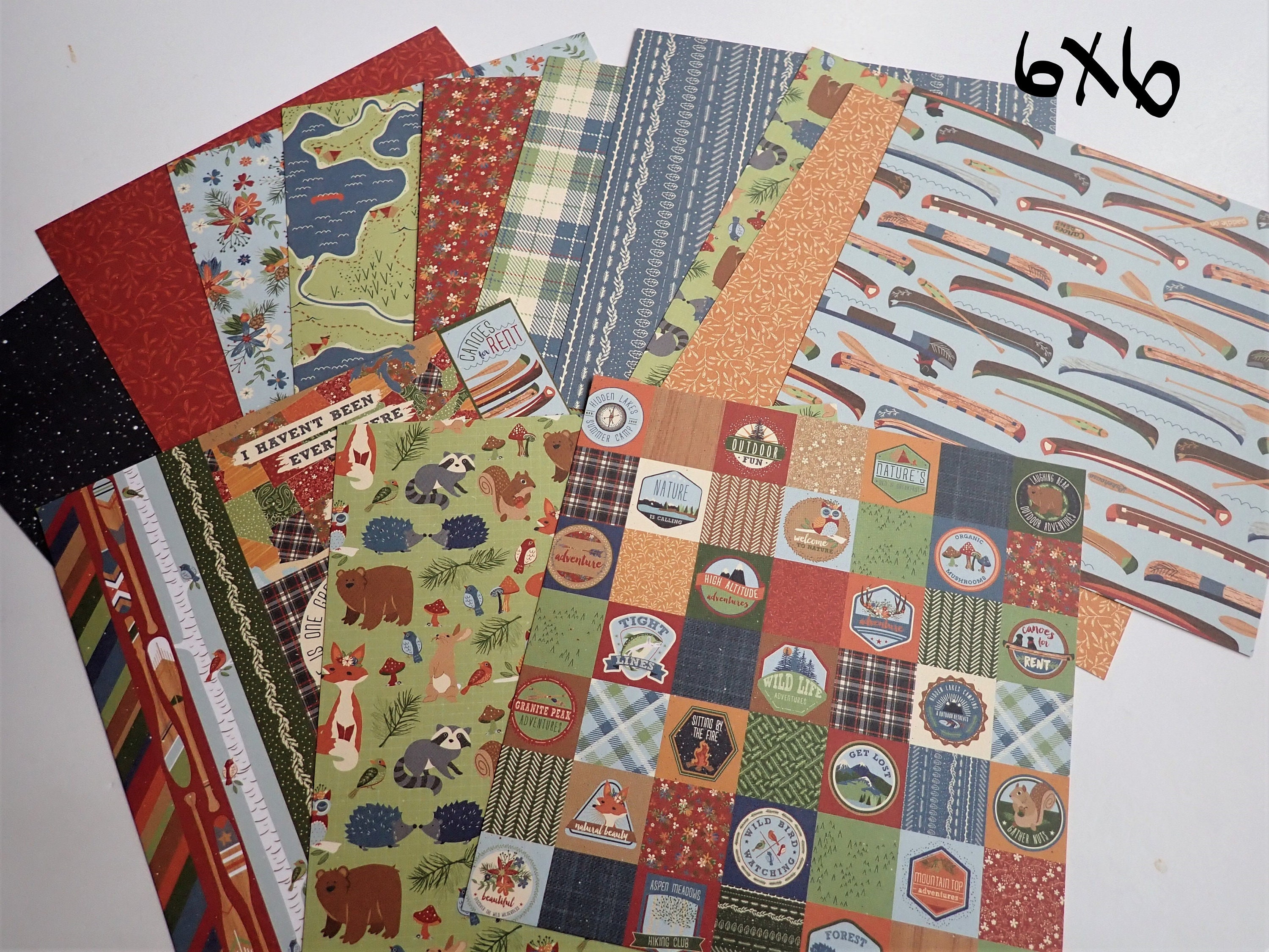 Photoplay Lakeside Campire Scrapbook Paper Kit 12x12 Paper Stickers ...