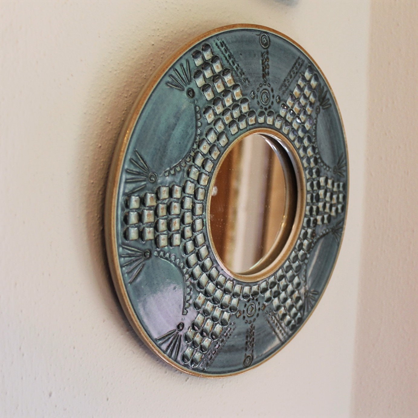 Vintage Fireworks Pottery Gordon Krause Pottery Stoneware Small Wall ...