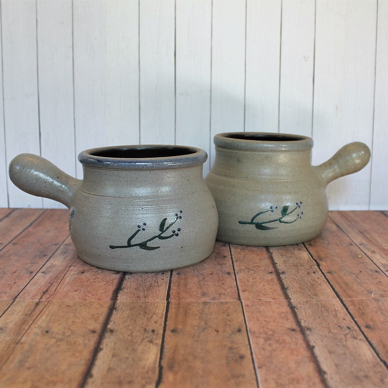 Vintage ROWE POTTERY WORKS Stoneware Soup Chili Bowl with Handle Gray ...