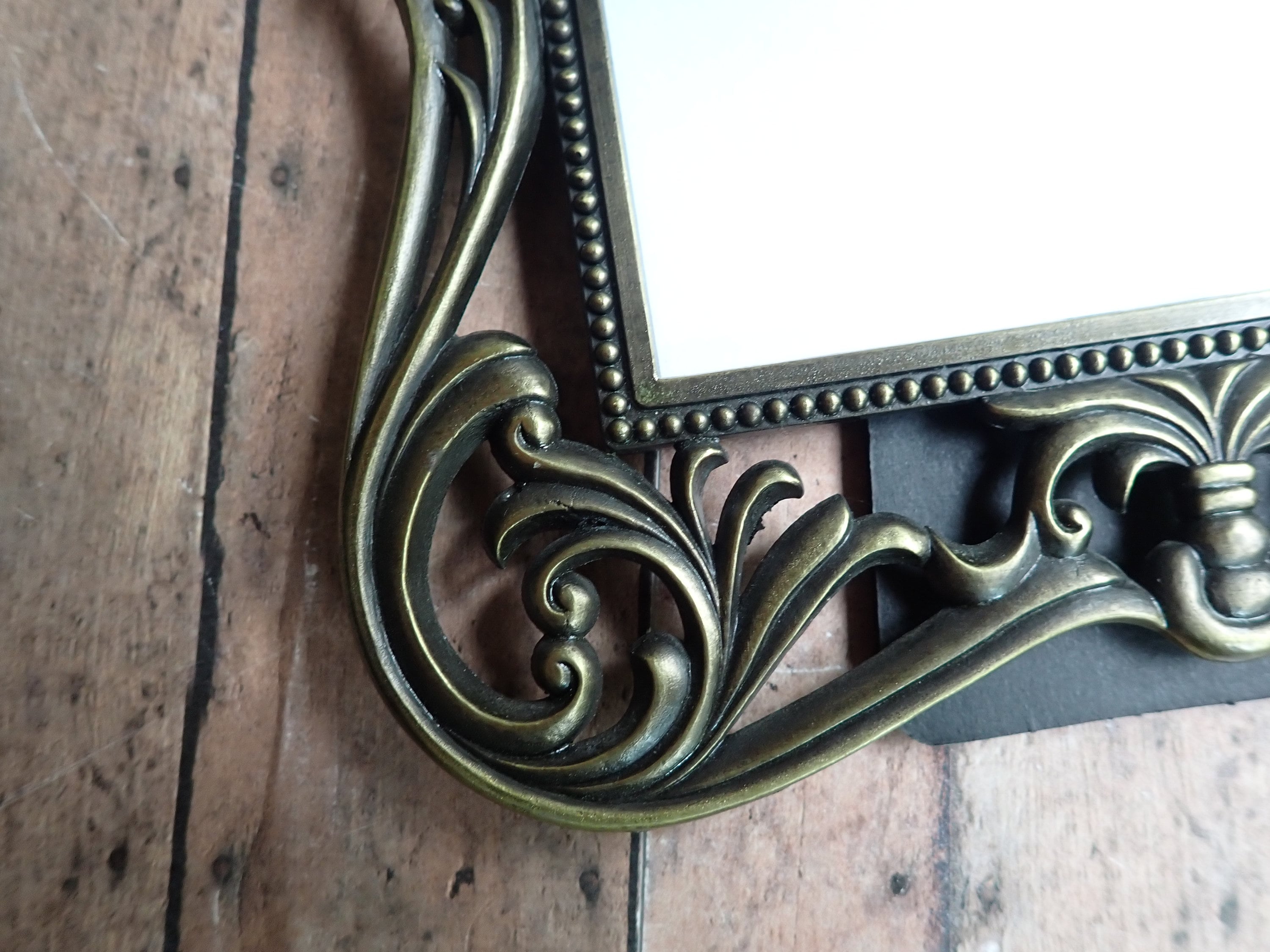 Vintage Bronze Metal 5x7 Picture Photo Frame Scroll Leaf Design 5x7 ...