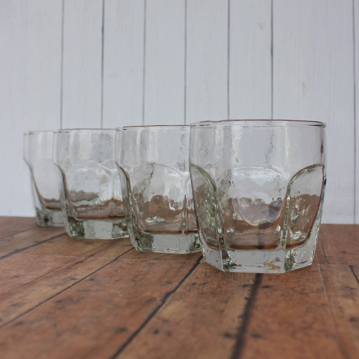 Vintage Libbey CHIVALRY Clear Old Fashioned Glass Set of 4 or Set of 8 ...