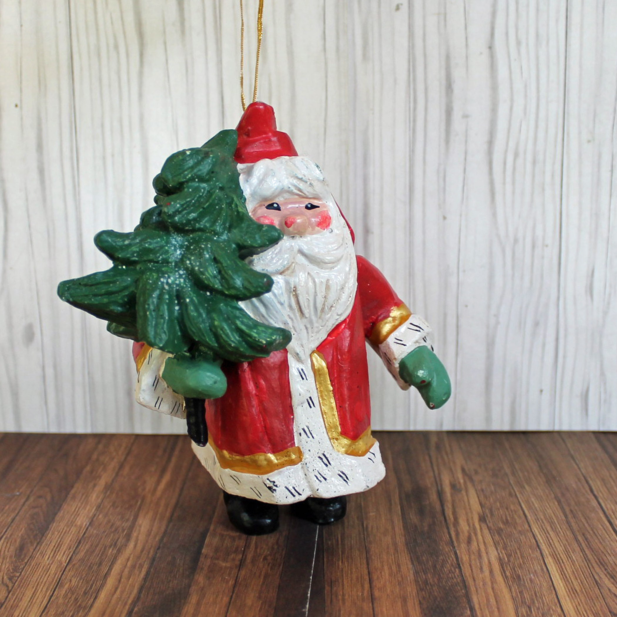 Vintage HOUSE OF HATTEN 1994 Santa Claus Figurine Ornament Christmas ...