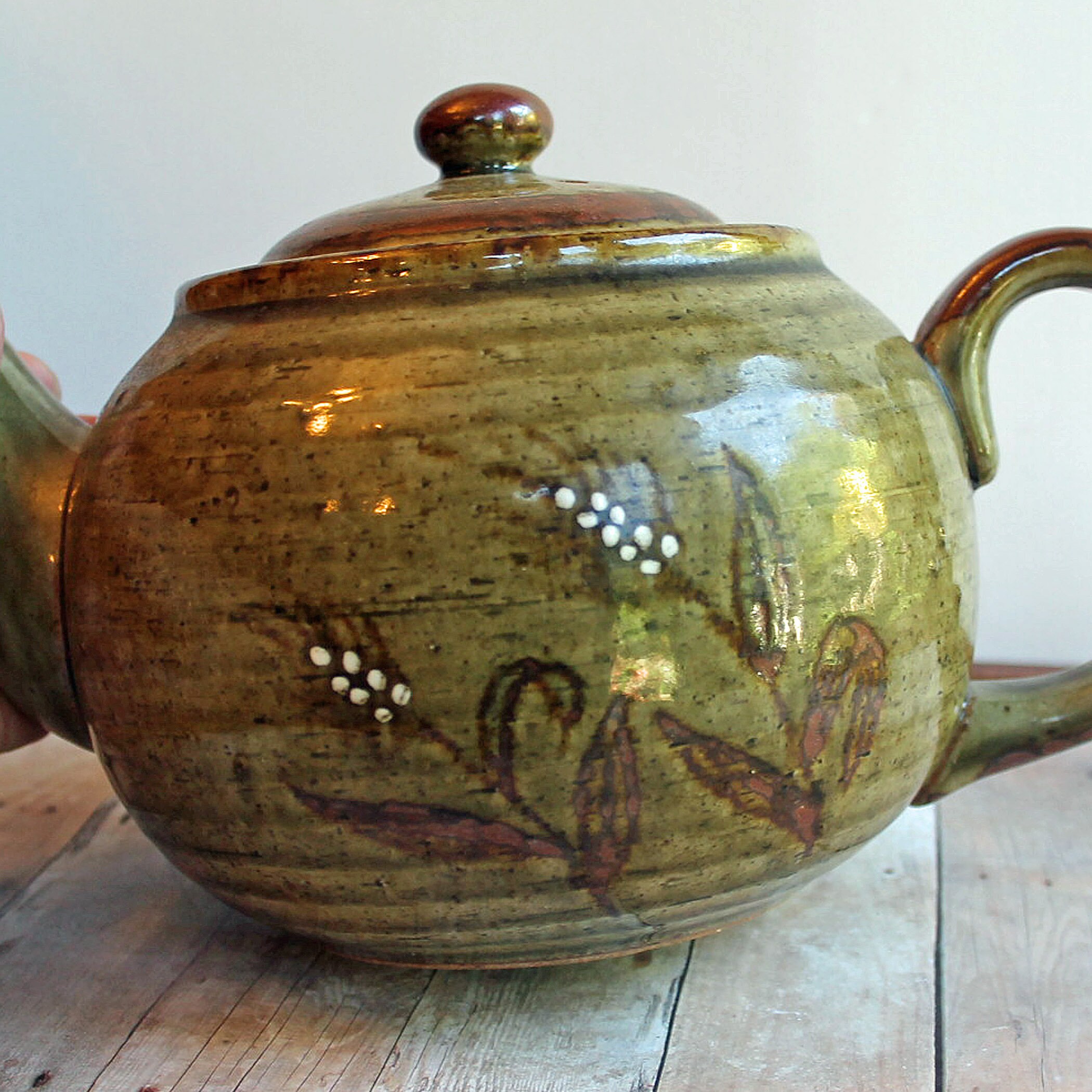 Reserved for Joseph Vintage OTAGIRI Wheat Stoneware Ceramic Teapot Tan ...