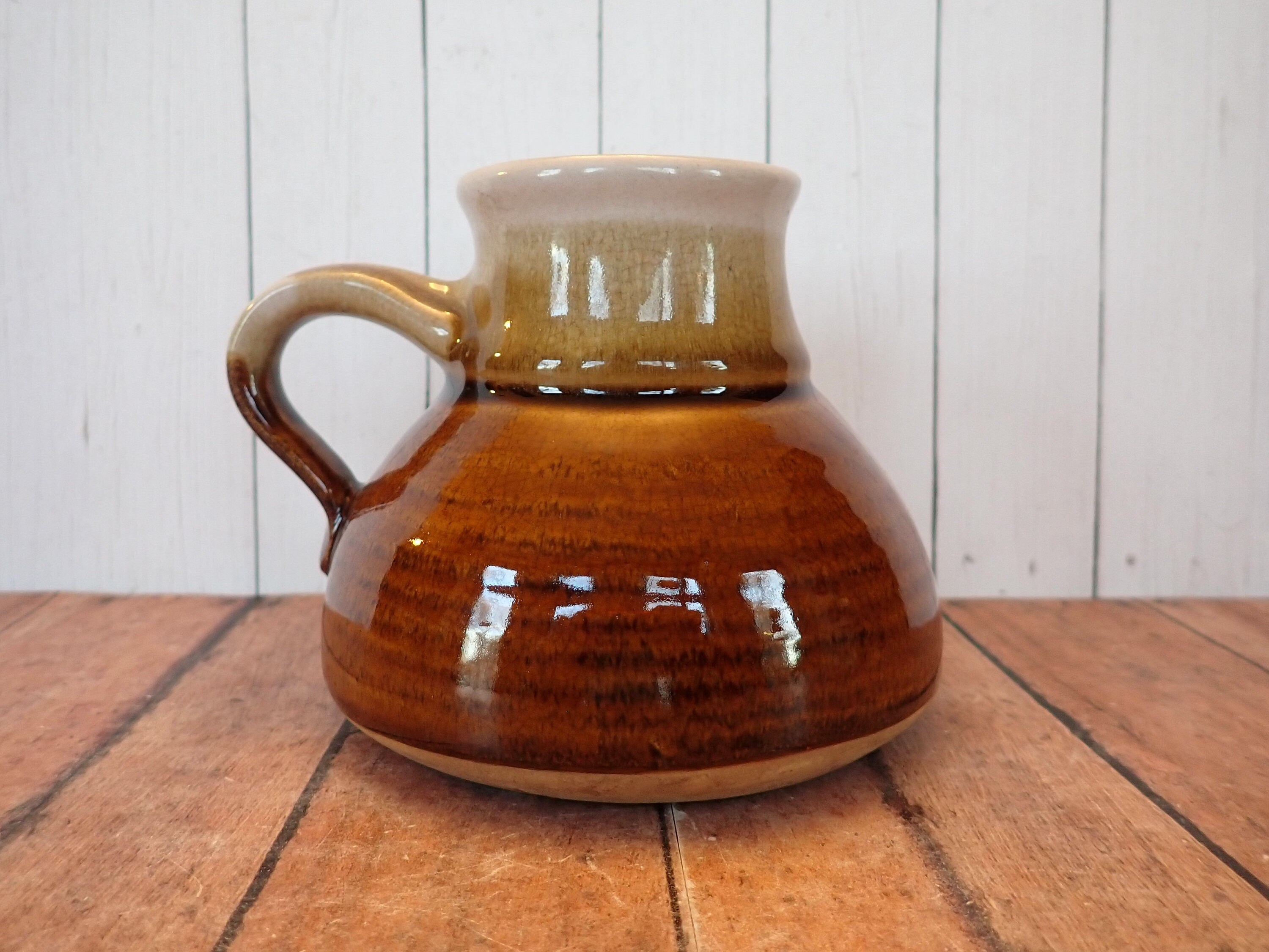 Vintage Wide Base No Spill Ceramic Stoneware Travel Mugs Spill Proof ...