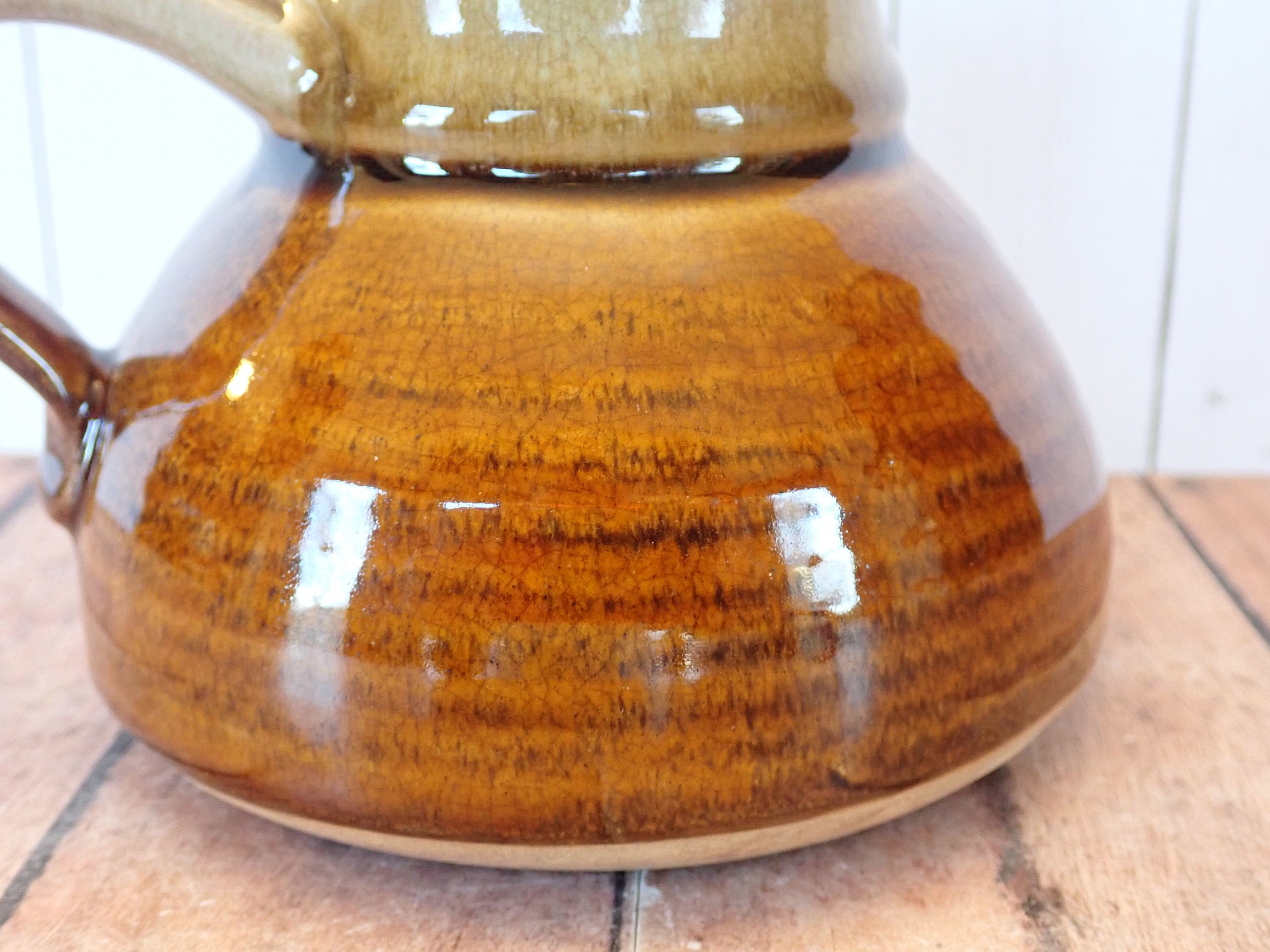 Vintage Wide Base No Spill Ceramic Stoneware Travel Mugs Spill Proof ...