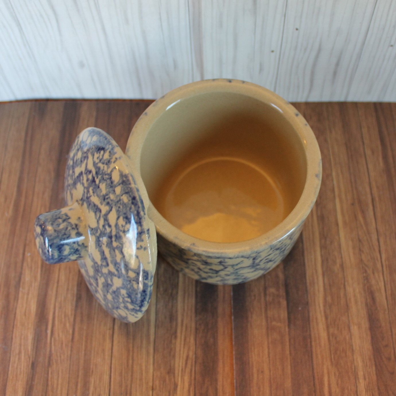Vintage Robinson Ransbottom Pottery Co RRPCO Stoneware 1 Pint Crock ...