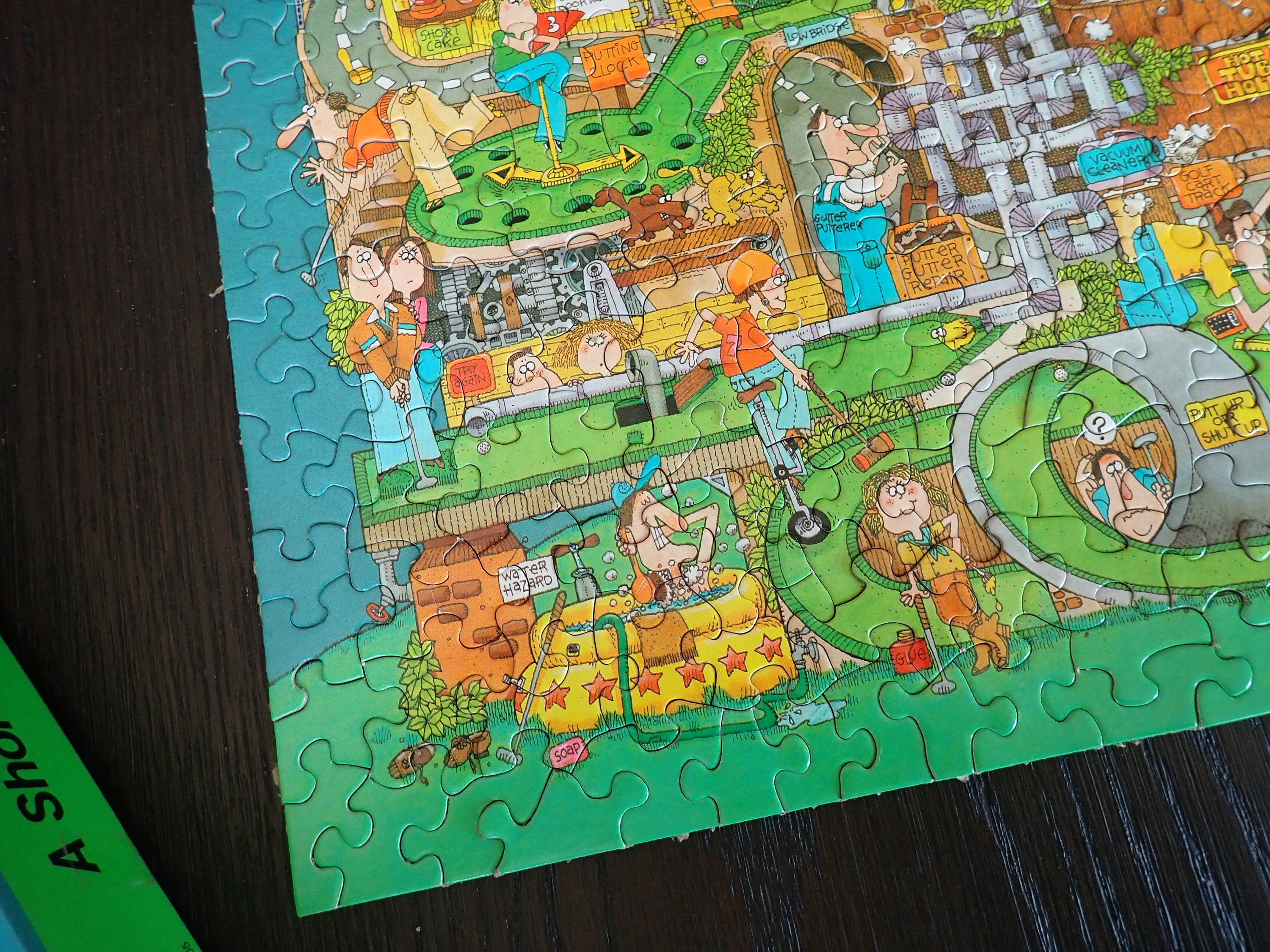 Vintage Springbok Hallmark A Short Round of Golf 500 Piece Jigsaw ...