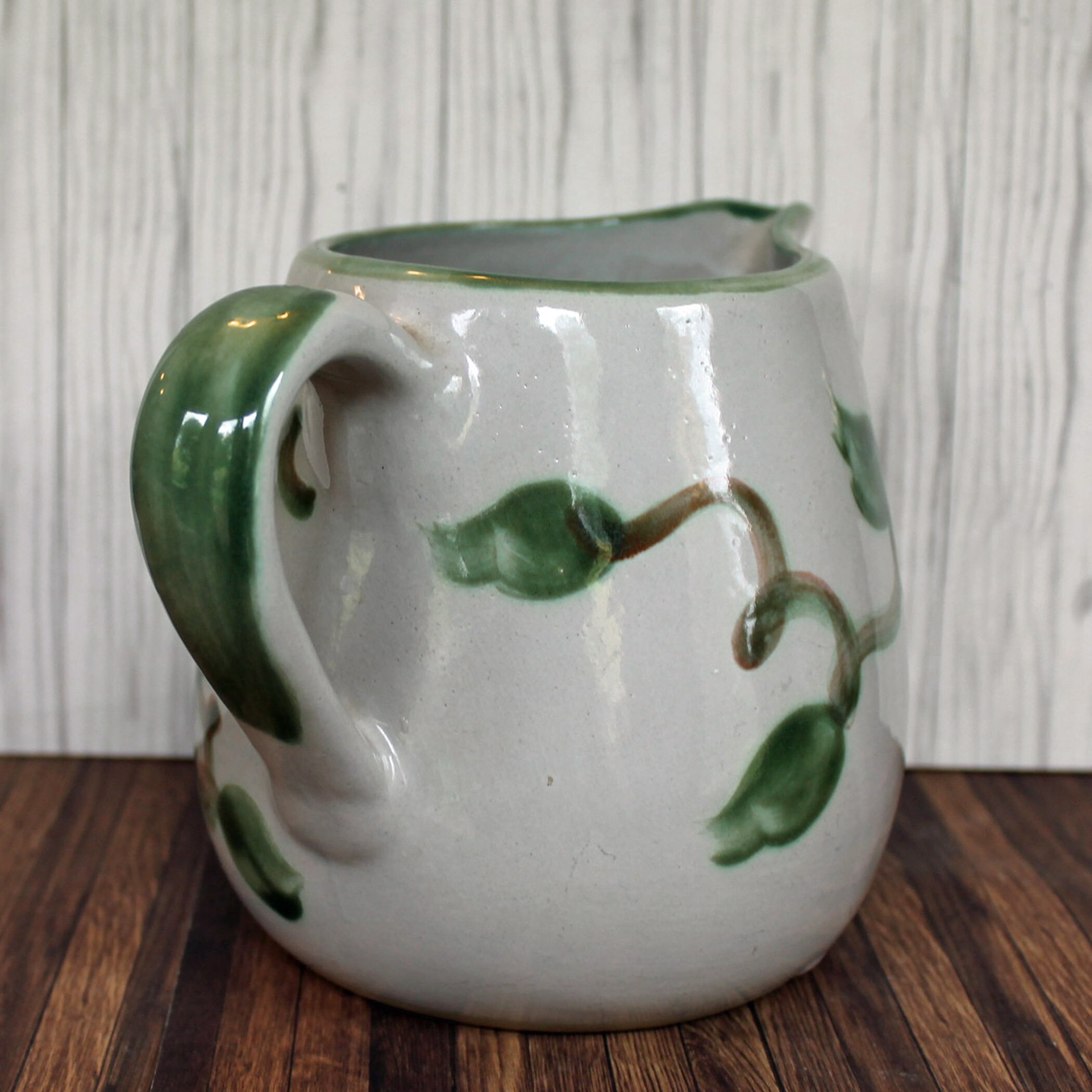 Vintage Louisville Stoneware PEAR 32 oz. Pitcher Harvest Hand Painted ...