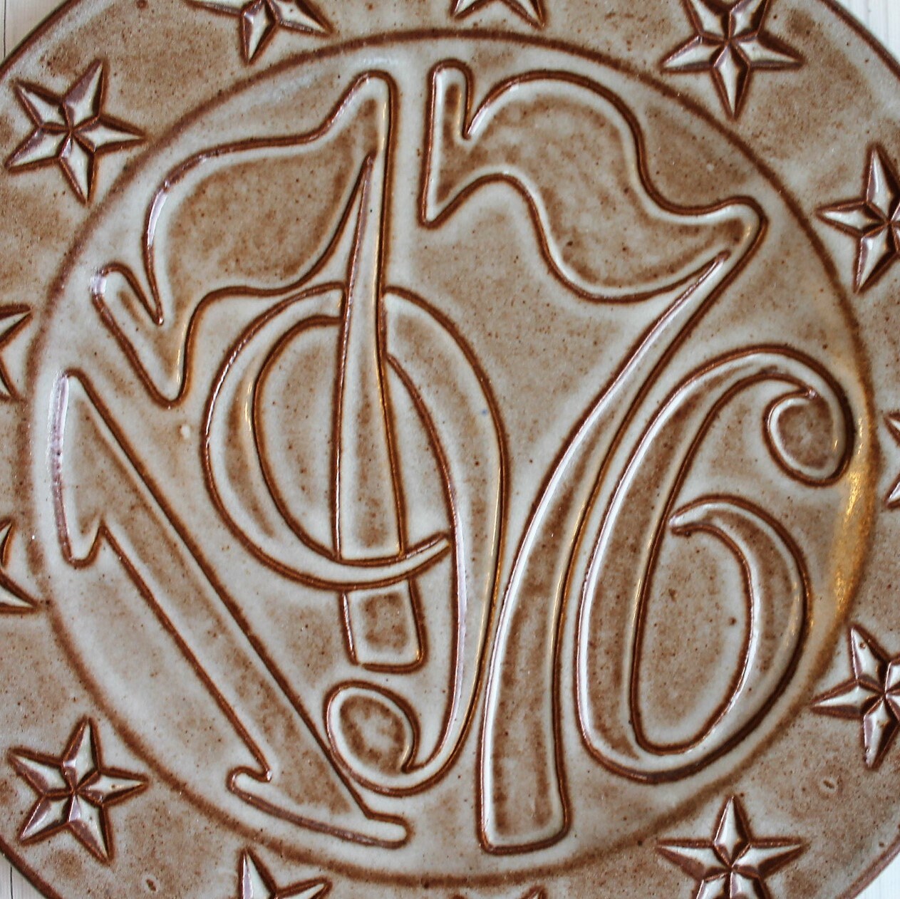 Vintage Deneen Pottery USA Bicentennial Wall Plate 1976 Stoneware Wall ...