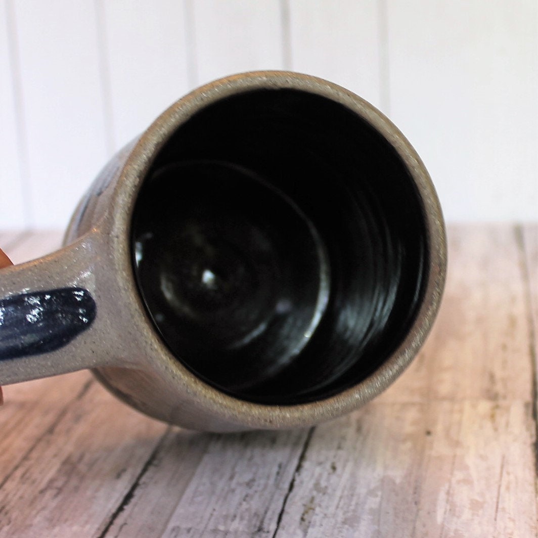 Vintage Rowe Pottery Works 1999 Salt Glazed Stoneware Mug with Heart ...