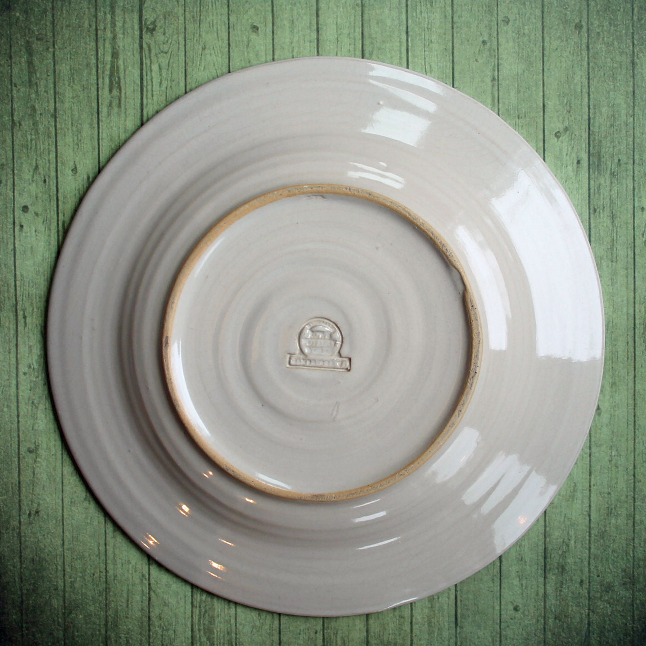 Vintage ROWE Pottery Works RPW Salt Glazed Stoneware 9 Bread Salad ...