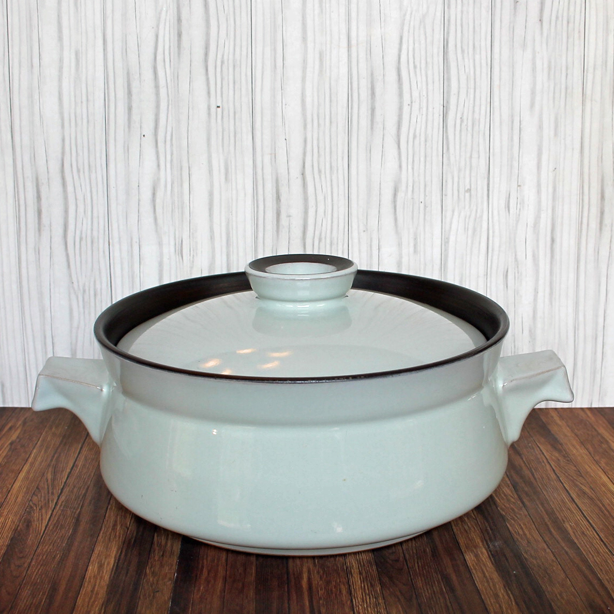 Vinage Denby SUMMIT Celadon Ceramic 1.75 Quart Casserole Baking Dish ...