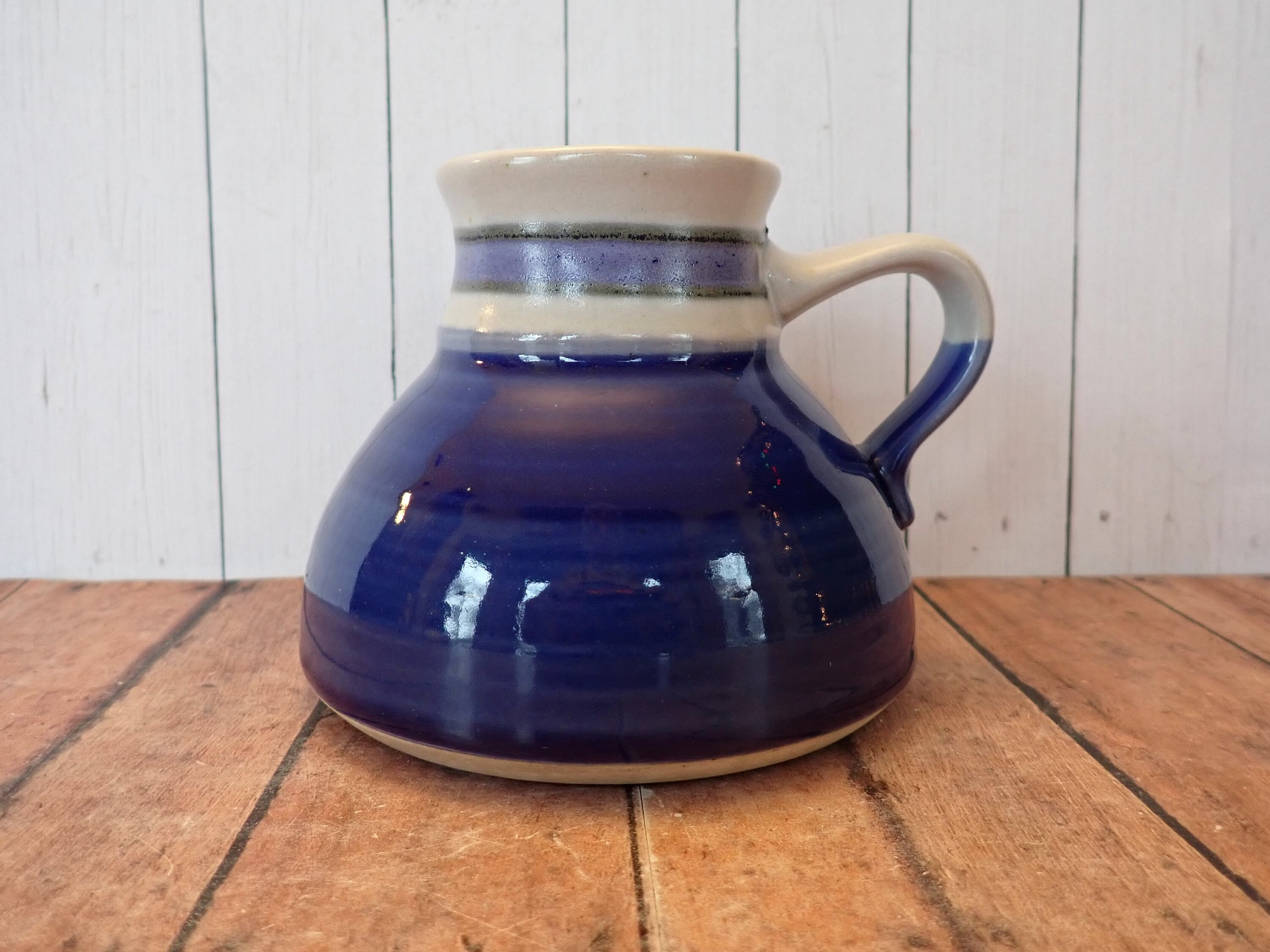 Vintage Wide Base No Spill Ceramic Stoneware Travel Mugs Spill Proof ...