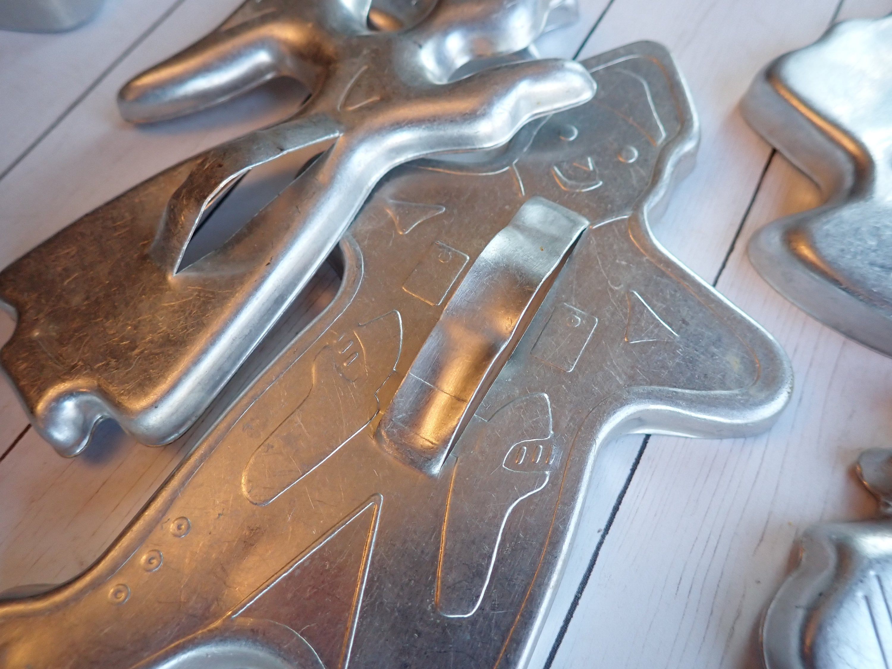 Vintage Metal Christmas Cookie Cutters Set of 18 All Different Shapes ...