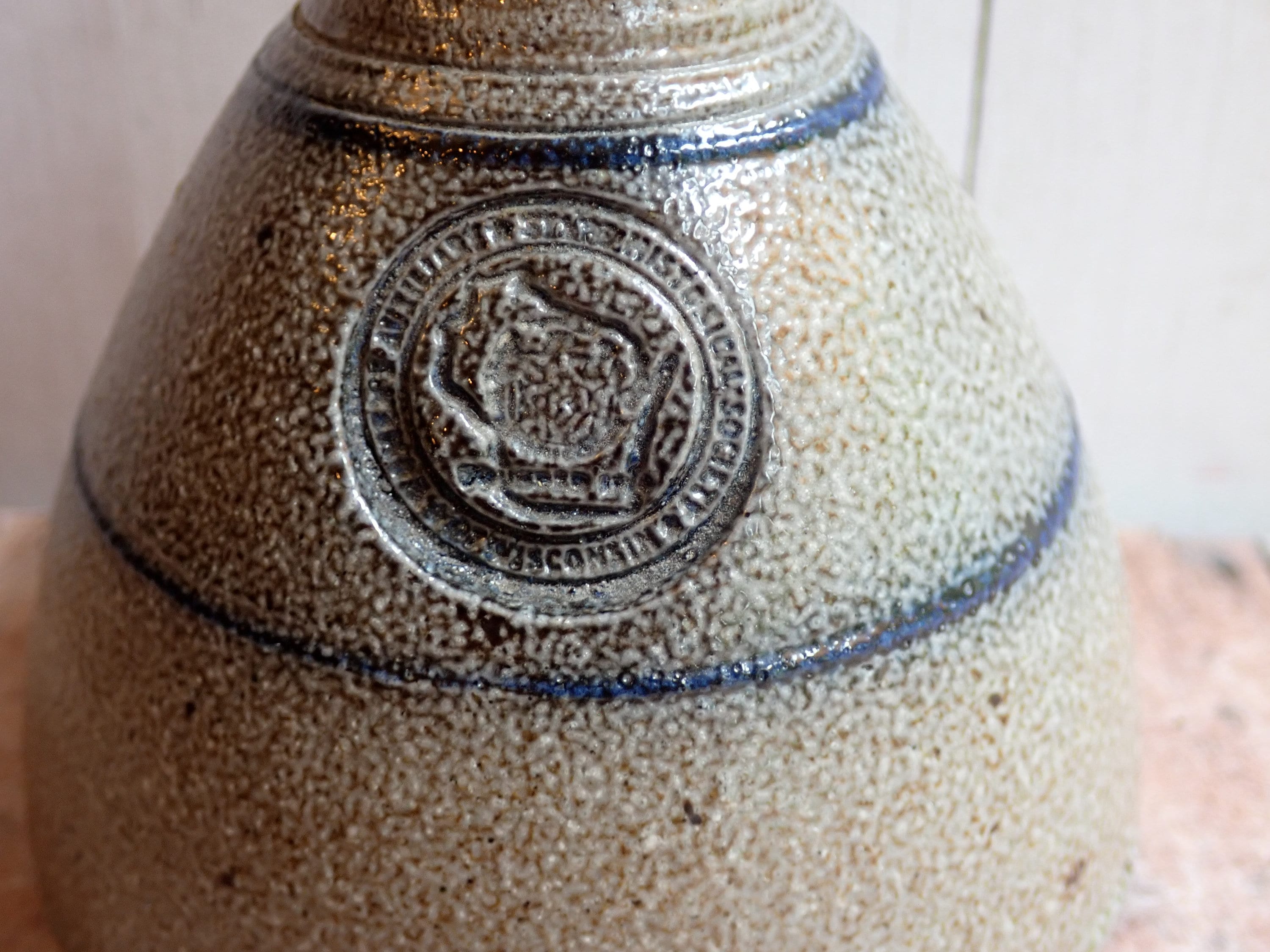 Vintage Rowe Pottery Works 1981 Salt Glazed Stoneware Vase with ...