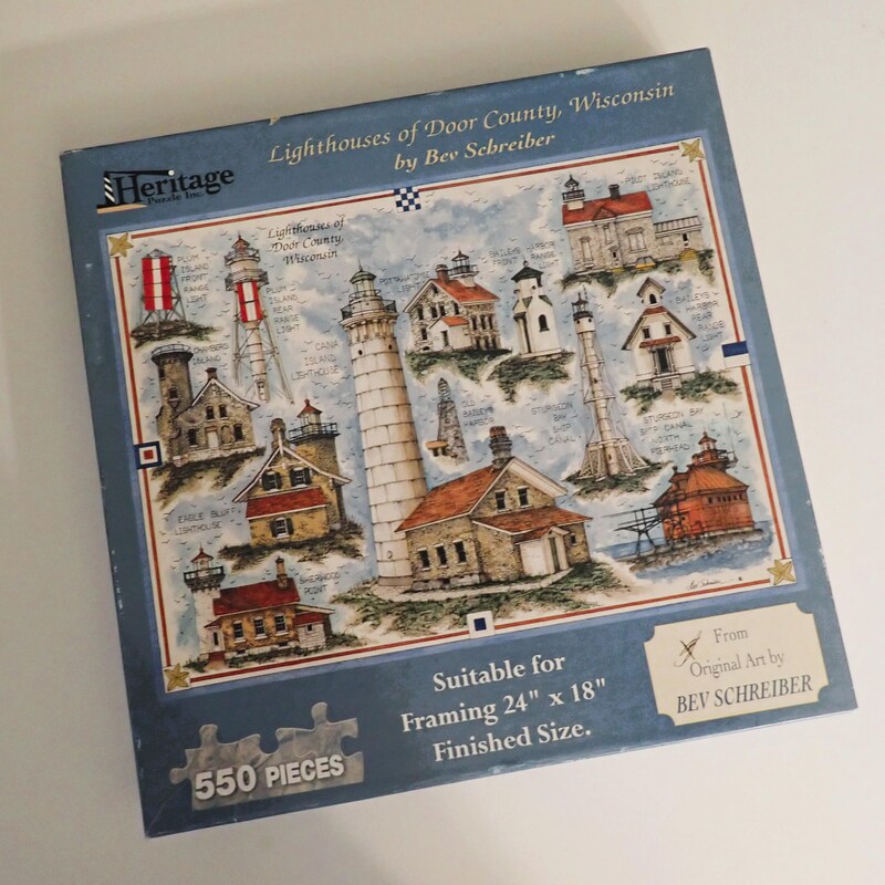 Lighthouse Puzzle - Etsy