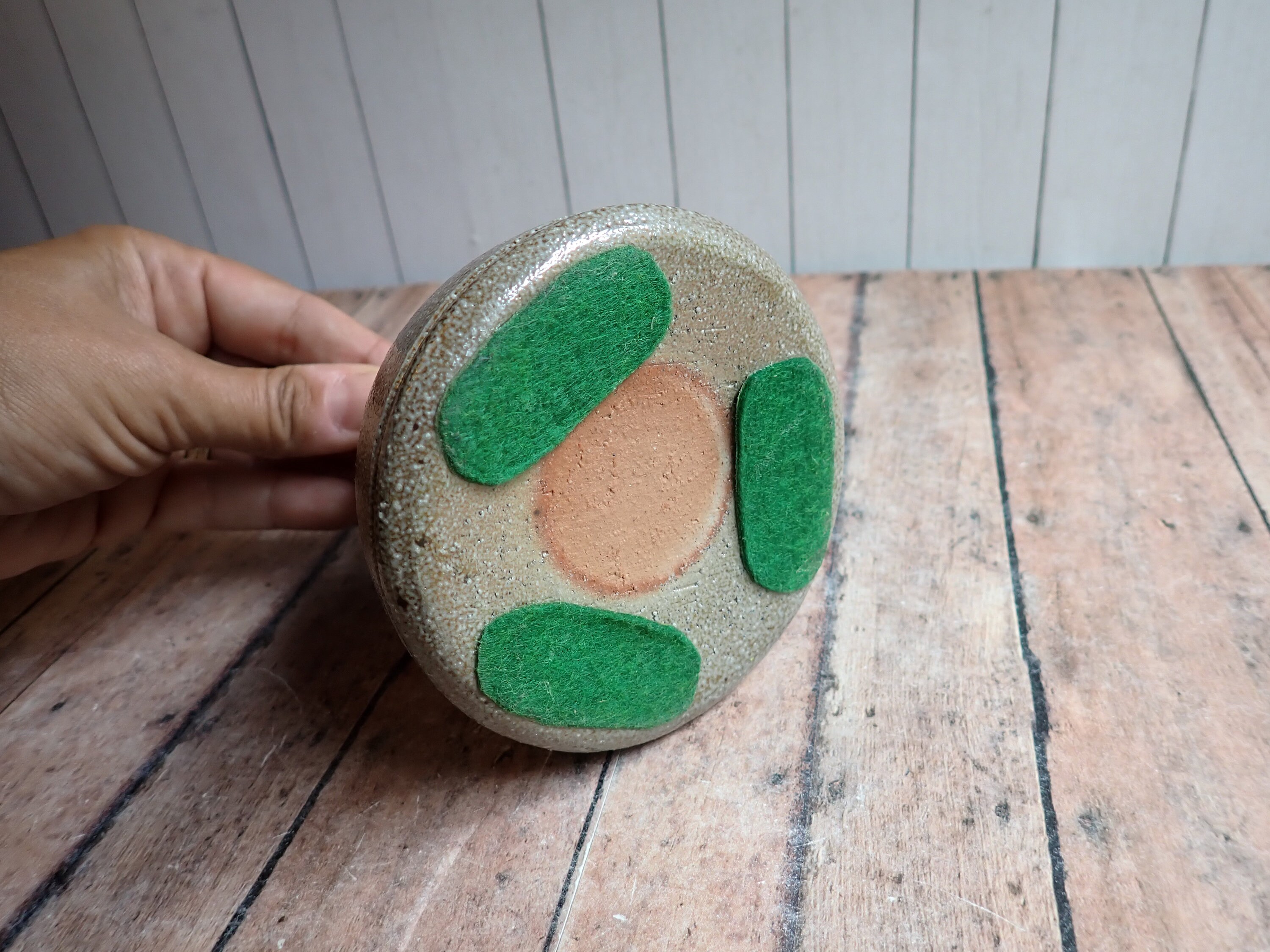 Vintage Rowe Pottery Works 1981 Salt Glazed Stoneware Vase with ...