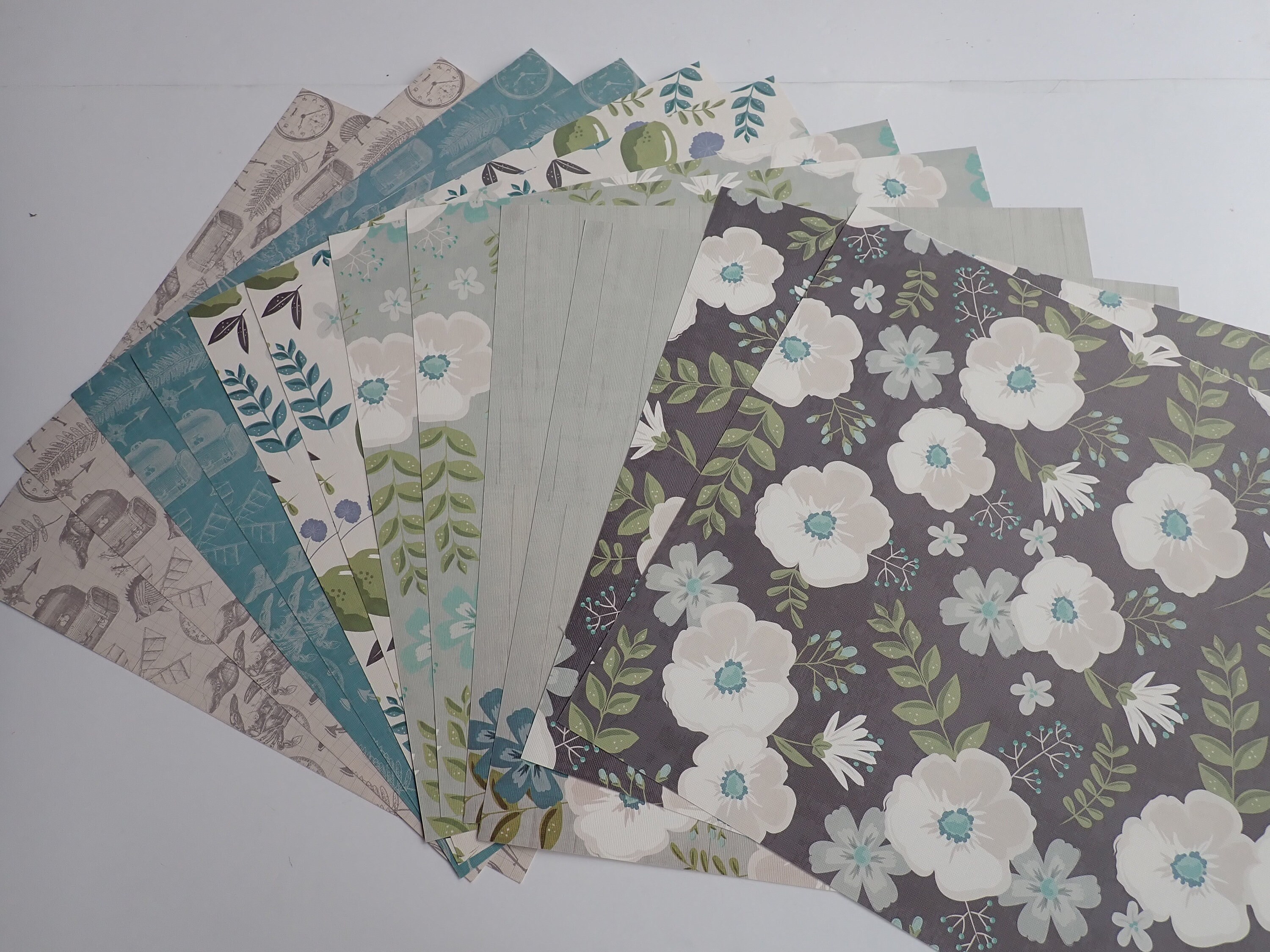Craft Smith Scrapbook Paper Kit 12x12 Beach Ocean Seaside Kit Pack of ...