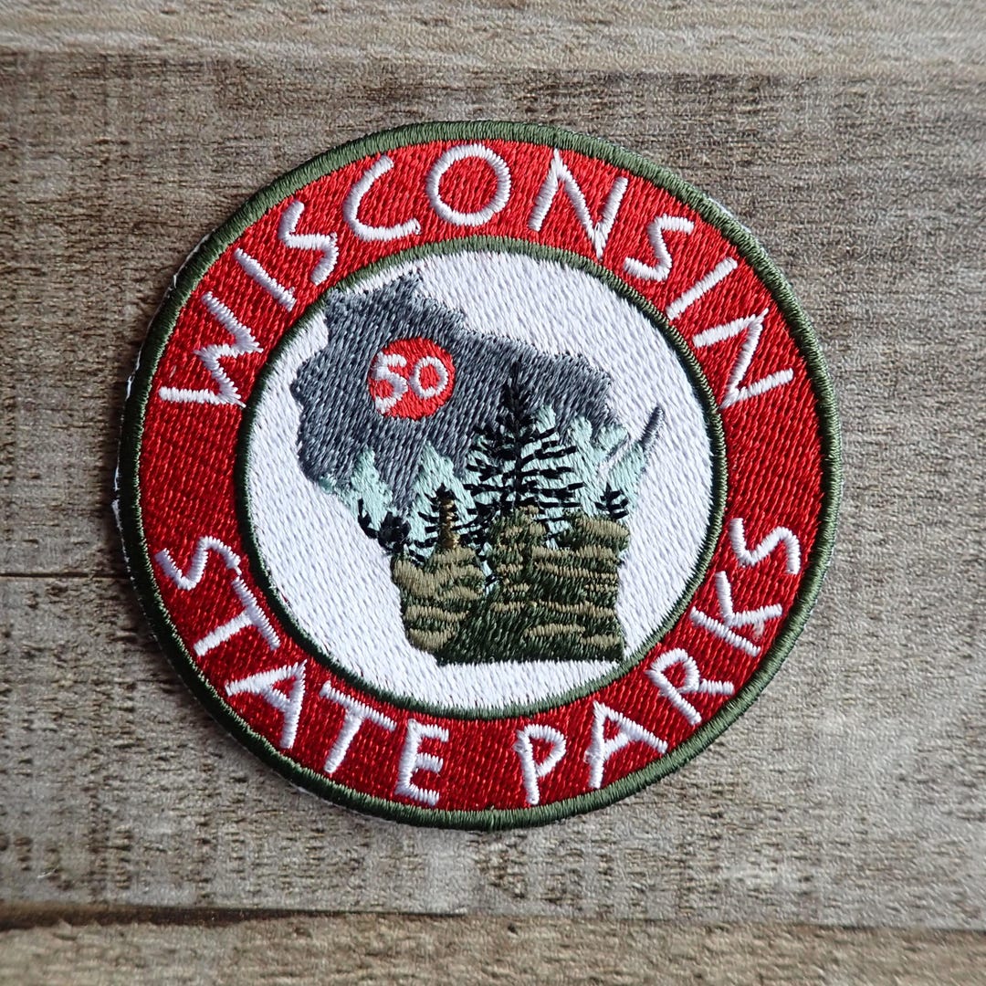 Wisconsin State Parks Embroidered Patch 50 State Parks Hiking Patch - Etsy