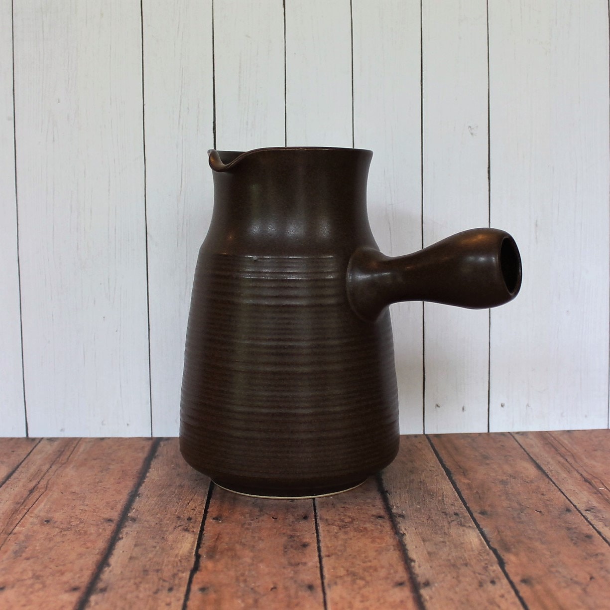 Vintage Denby Langley MAYFLOWER Stoneware 32 oz. Pitcher Jug with ...