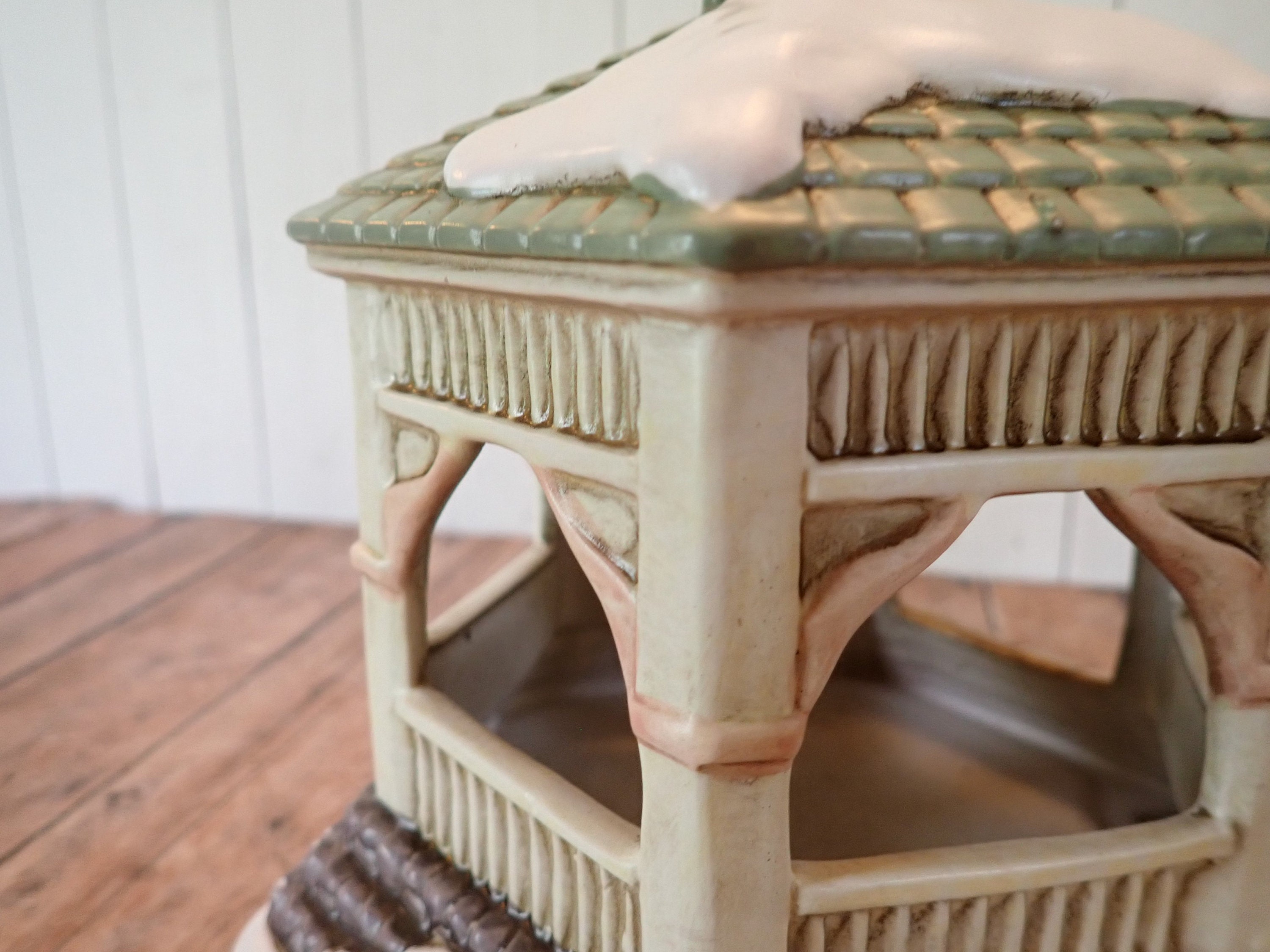 Vintage LEFTON Colonial Village Victorian Gazebo 07925 Christmas ...
