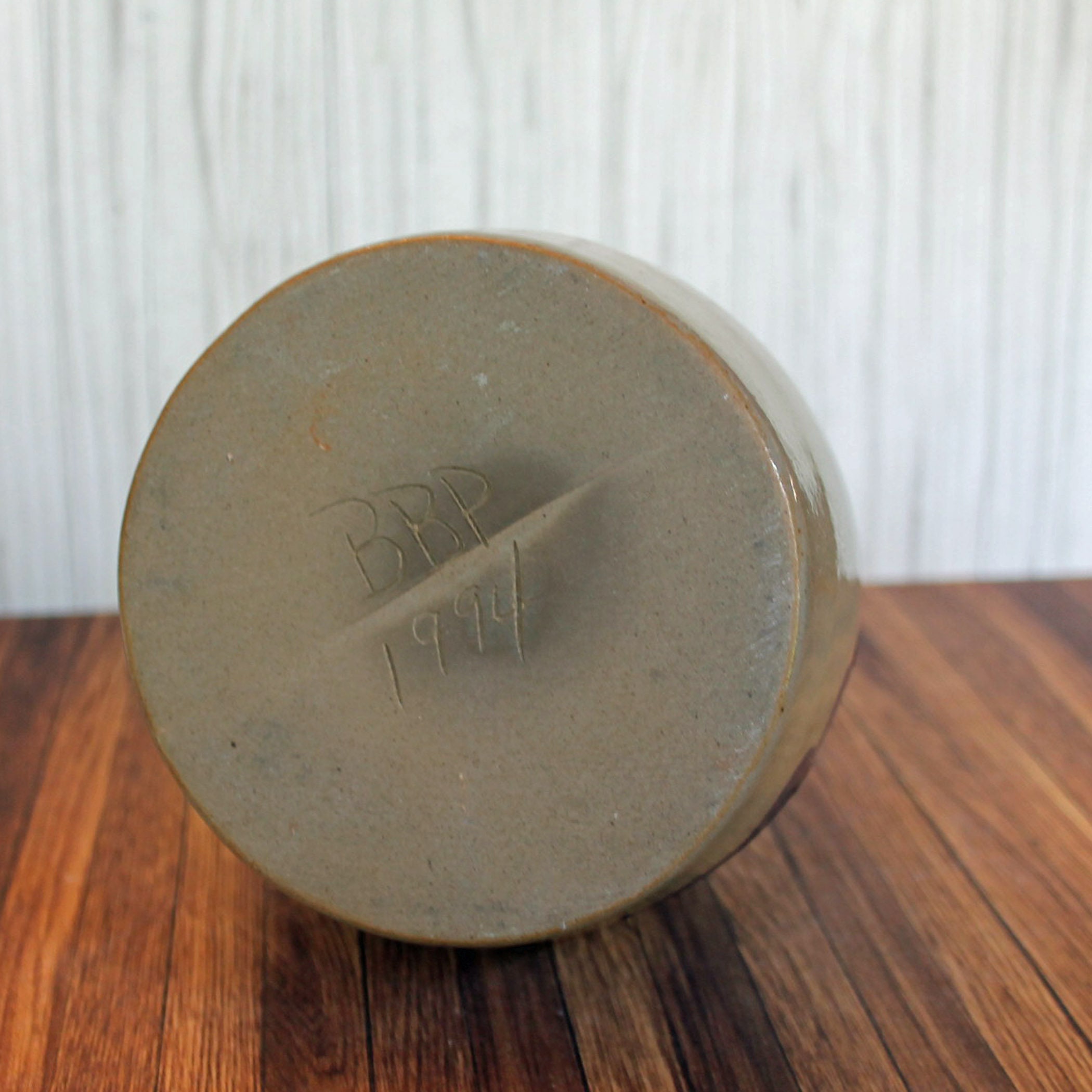Vintage Beaumont Brothers Pottery BBP Stoneware Lotion Dispenser Gray ...
