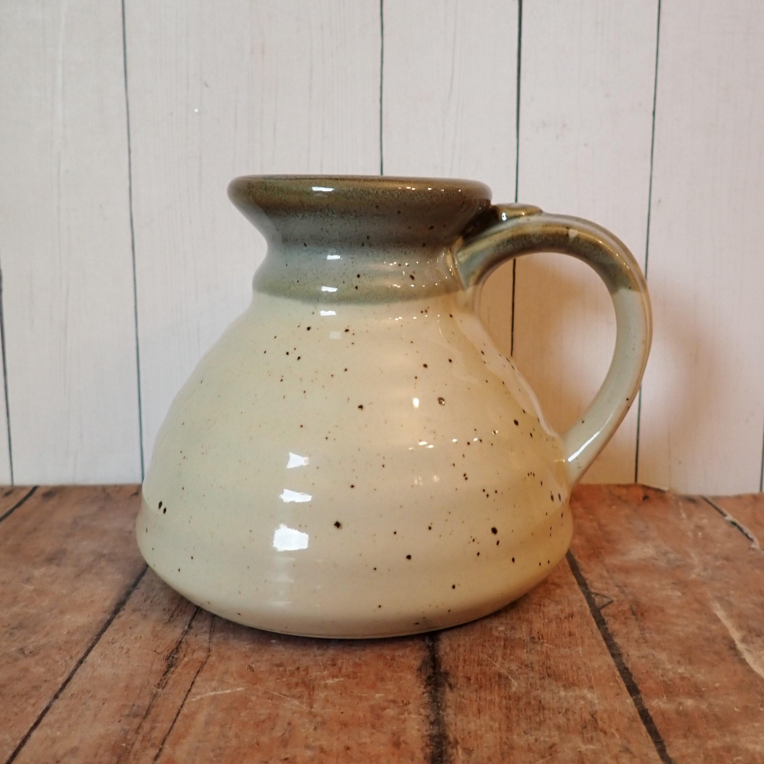 Vintage Wide Base No Spill Ceramic Stoneware Travel Mugs Spill Proof ...