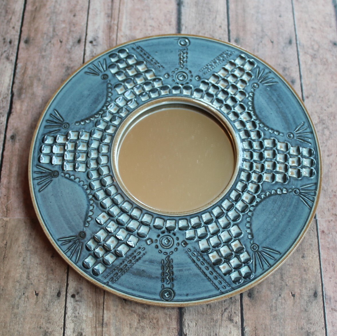 Vintage Fireworks Pottery Gordon Krause Pottery Stoneware Small Wall ...