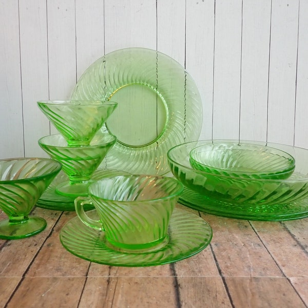 Anchor Hocking Green - Etsy