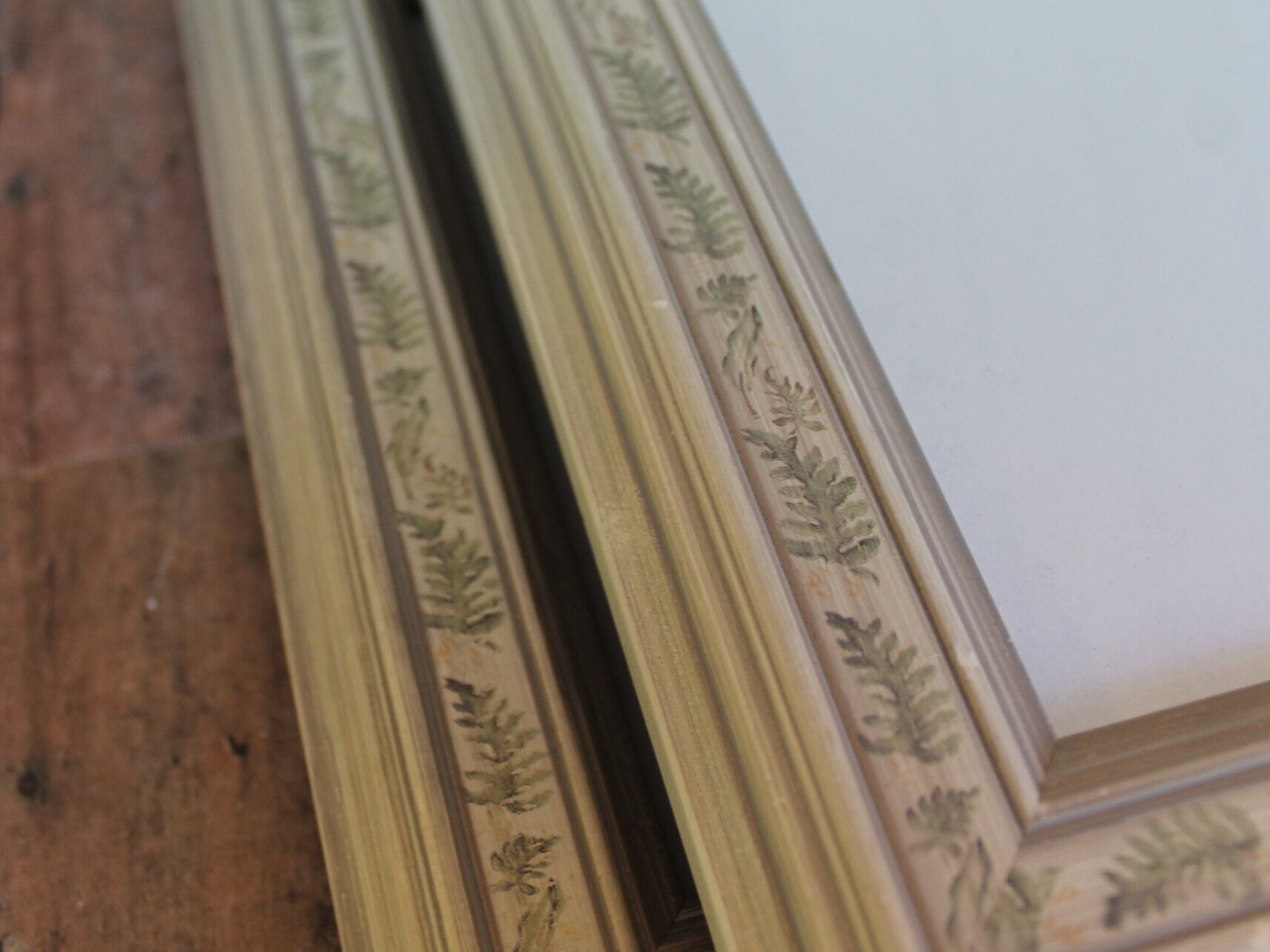 Vintage Wooden Photo Picture Frame 5x7 Set of 2 Matching Frames White ...