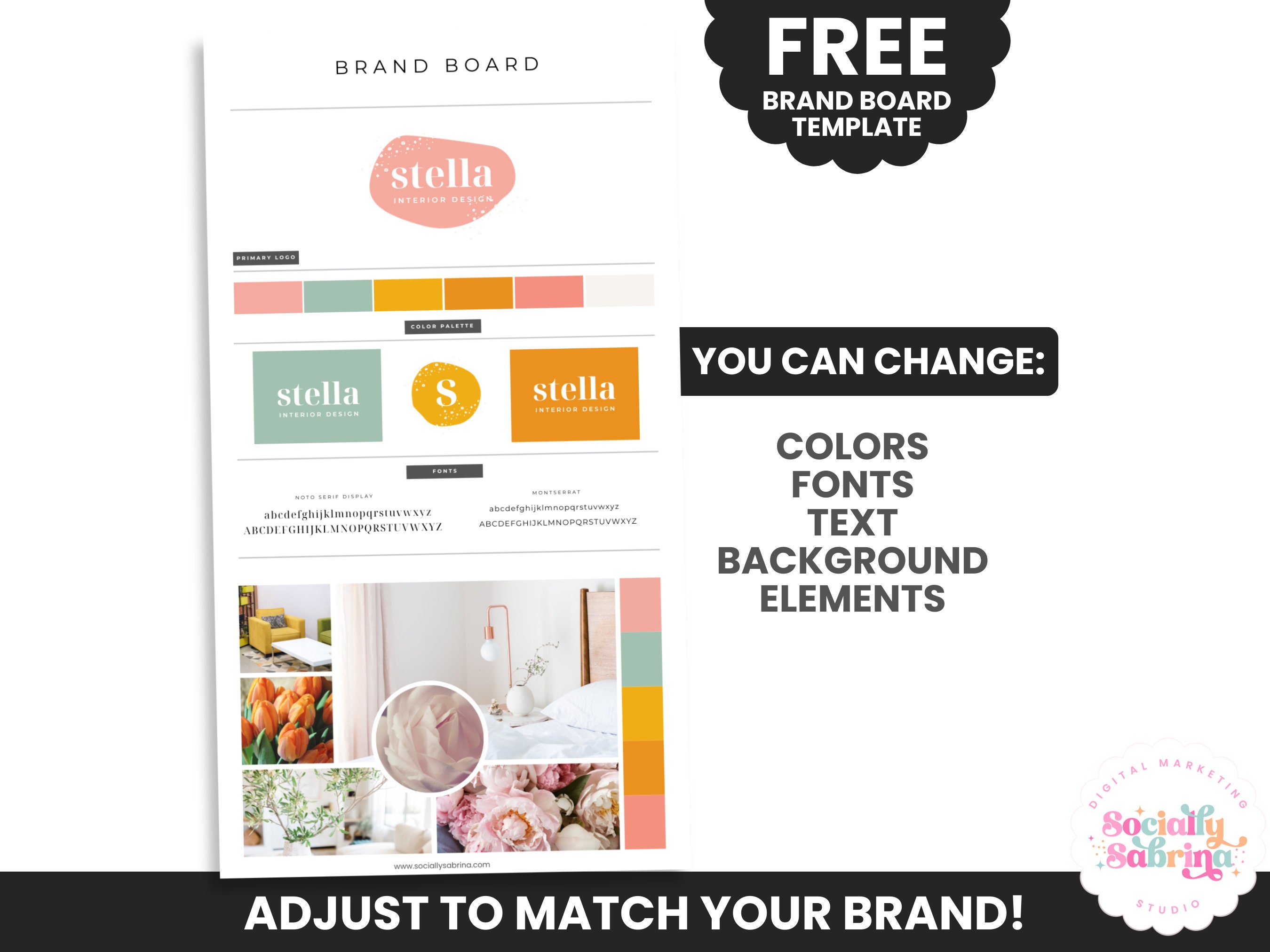 Canva Logo Template Branding Kit Editable Canva Template - Etsy
