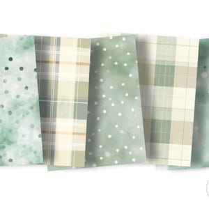 Watercolor Earth Tones Digital Paper Pack Neutral Boho Polka Dot ...