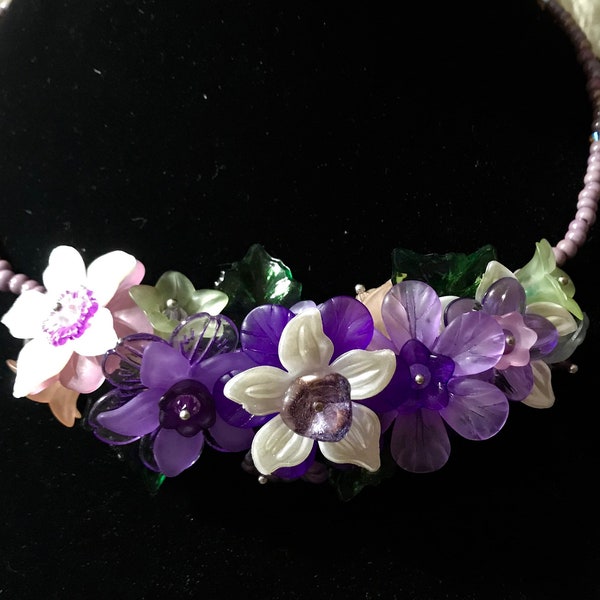 Lavender Necklace - Etsy