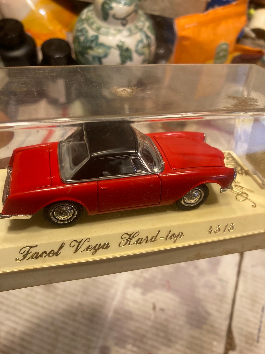 Vintage SOLIDO Red FORD VEGA Hard-top Mint, Brand New in the Box! #4515 ...