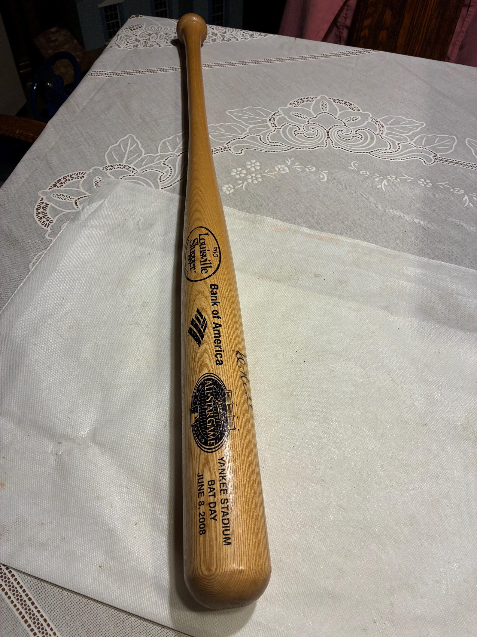 Scarce Vintage YANKEE ALLSTAR GAME Louisville Slugger Pro 30" Baseball ...